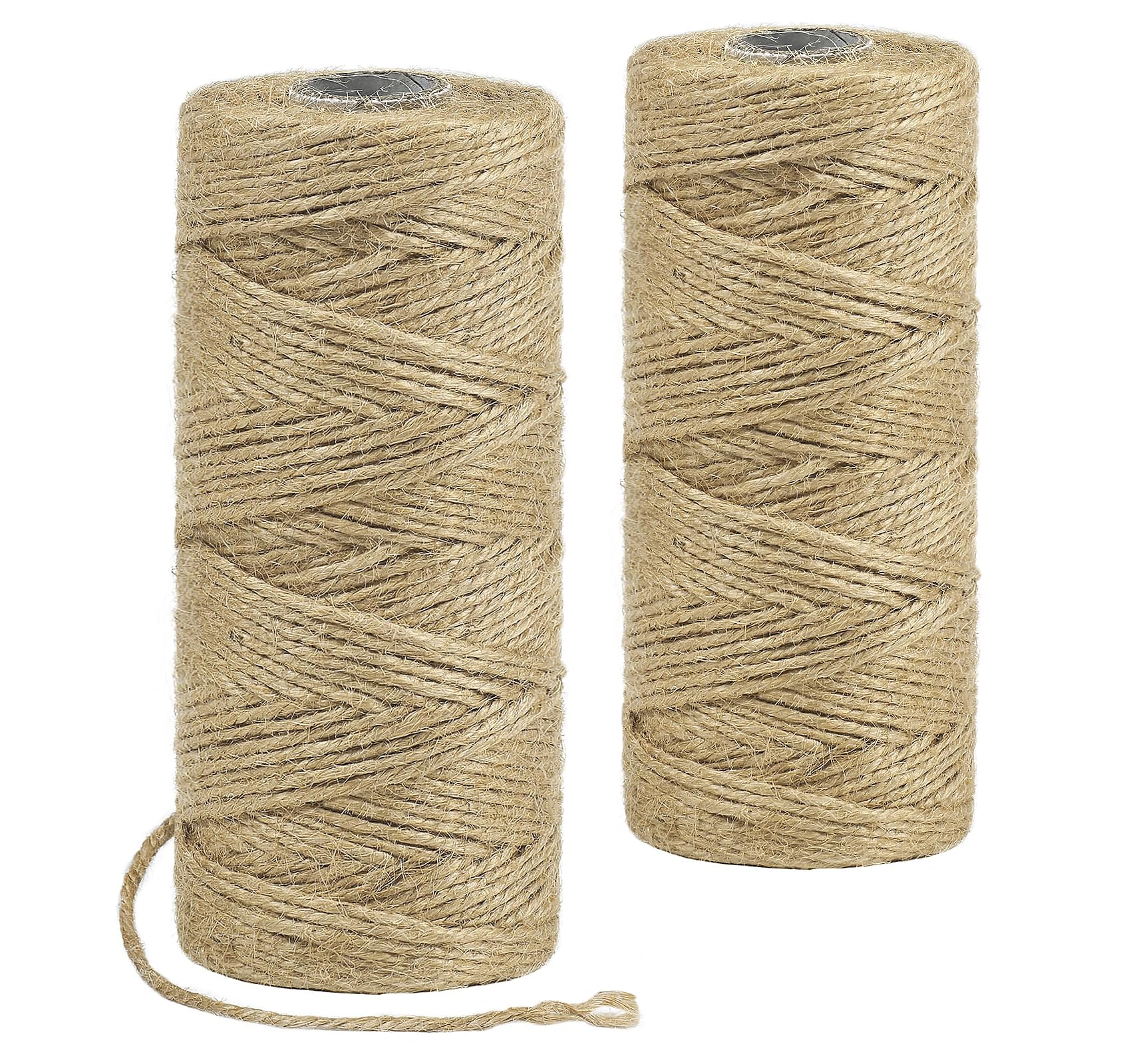 Stiverse 200M/656 feet Twine String, 2 Roll Jute String, Twine String ...