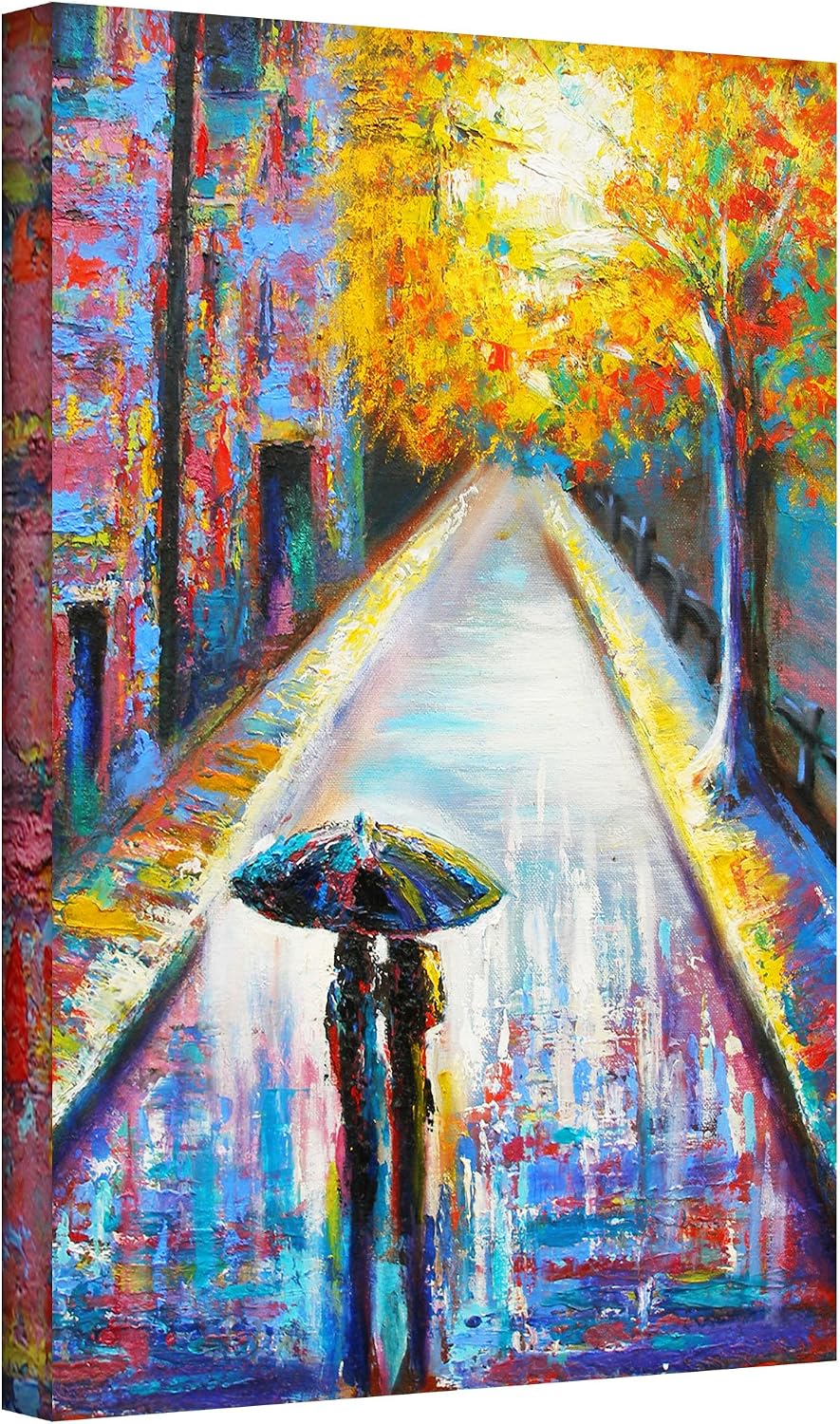 Amazon.com: Art Wall Paris Back Street Magic Gallery Wrapped Canvas Art ...