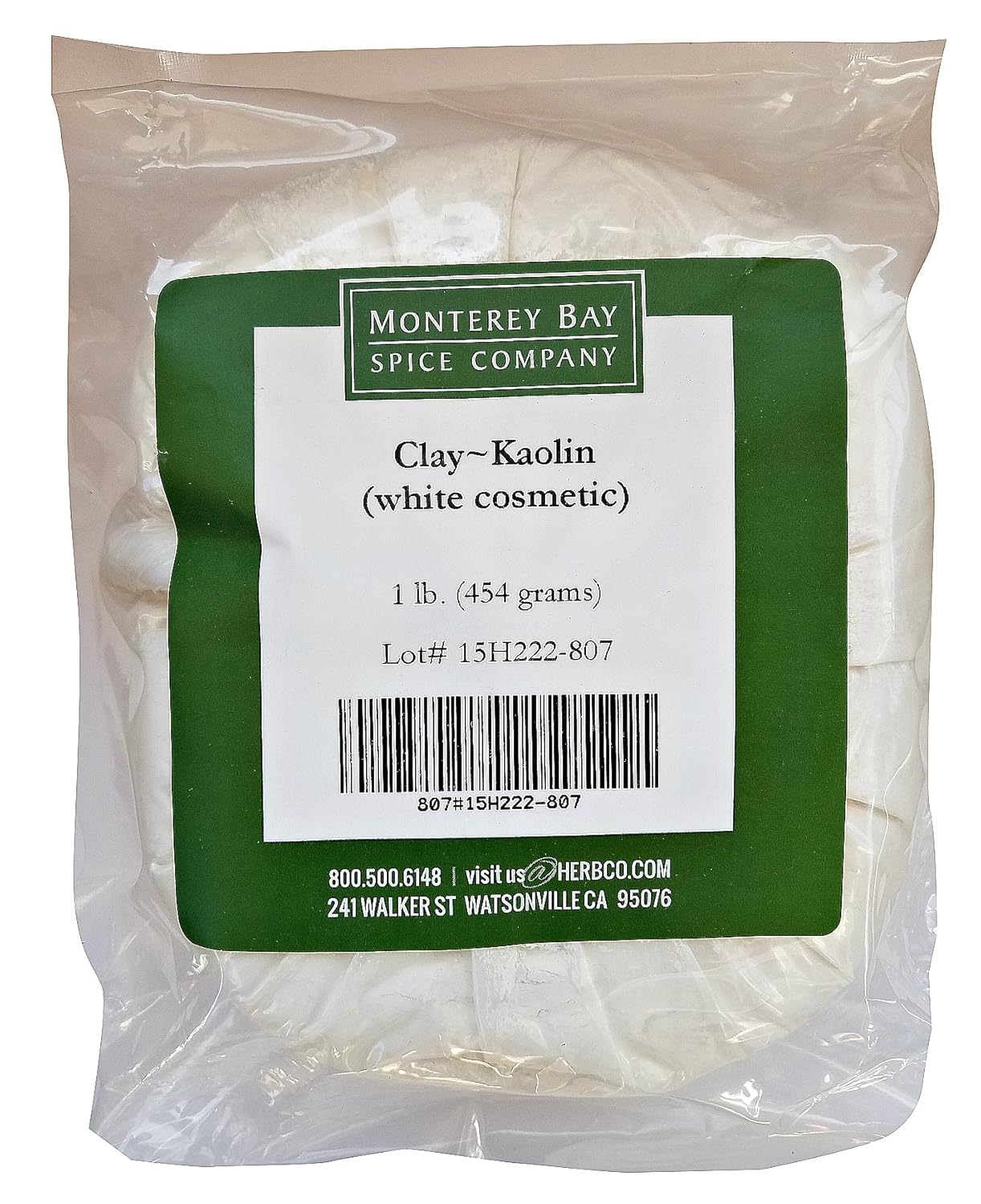 Amazon.com : KAOLIN CLAY White Cosmetic NATURAL POWDER 1 LB Facial Mask ...