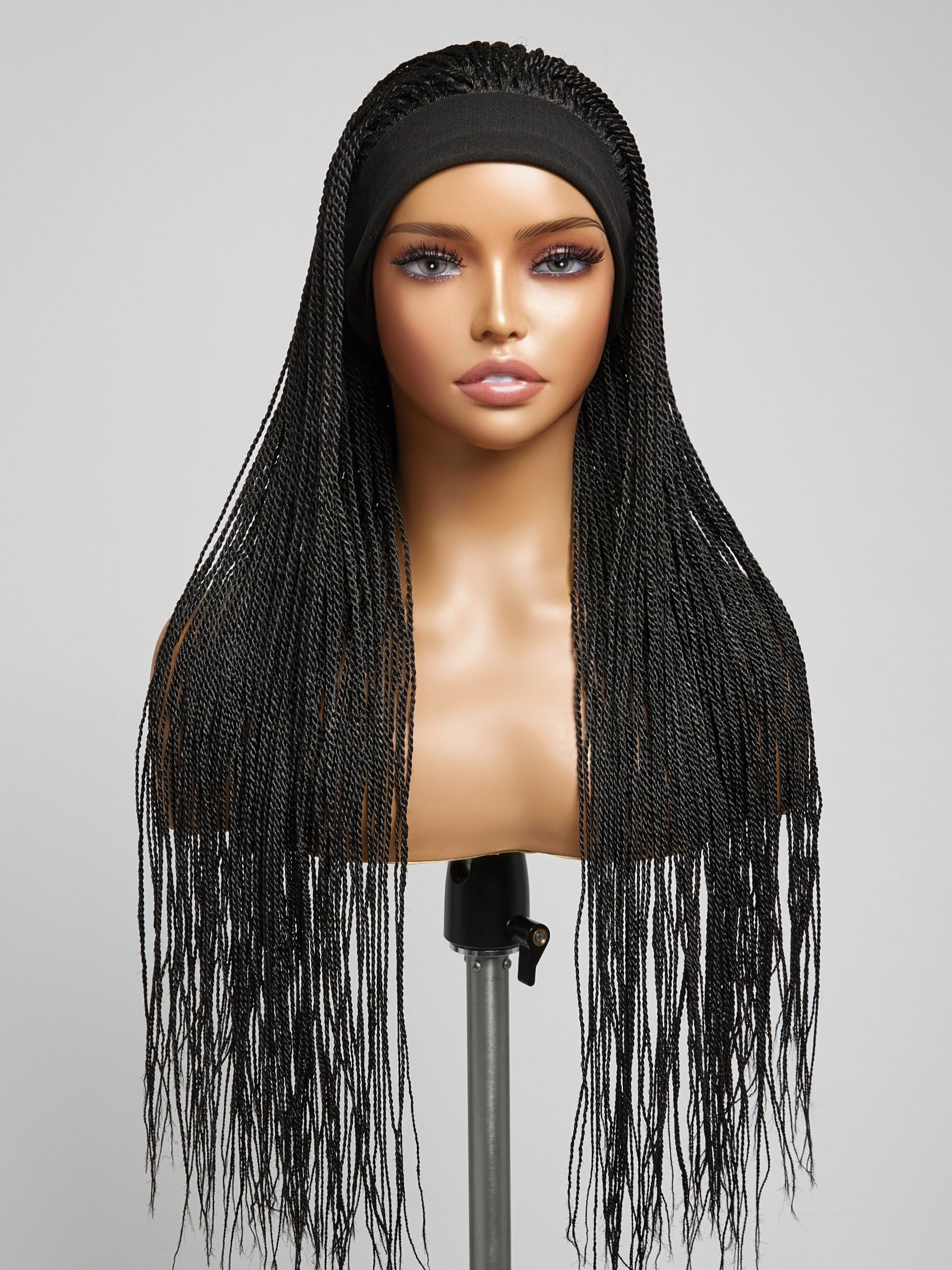 Amazon.com : GORGIUS Braided Headband Wig Glueless Box Braid Wig with ...