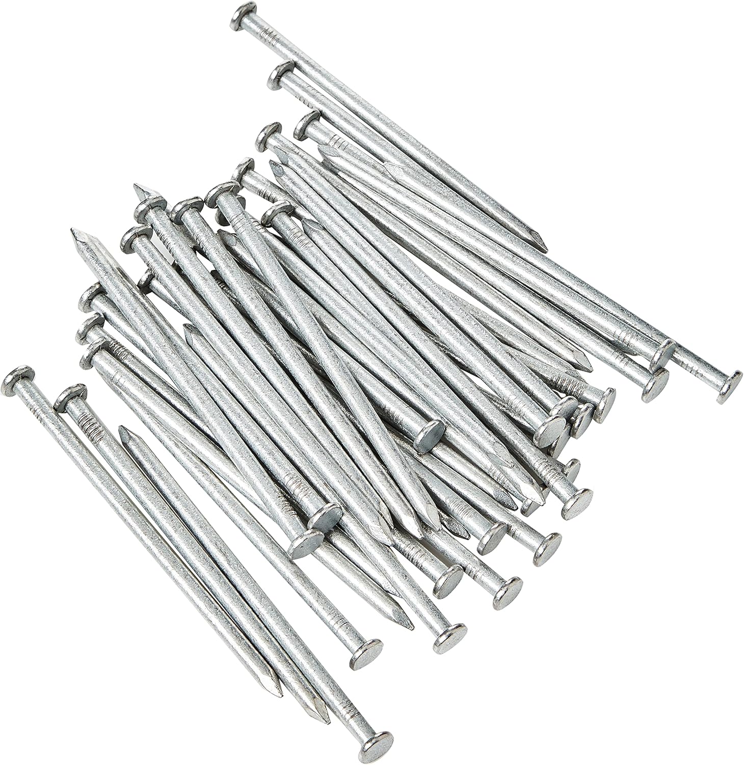 ForgeFix Round Head Nails | 4.50 x 100mm | Galvanised | Bag 500gm ...