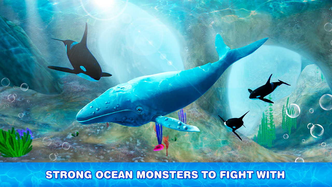 Swimming Humpback Whale - Ocean Depths Predator Hunt Simulator 3D - App ...