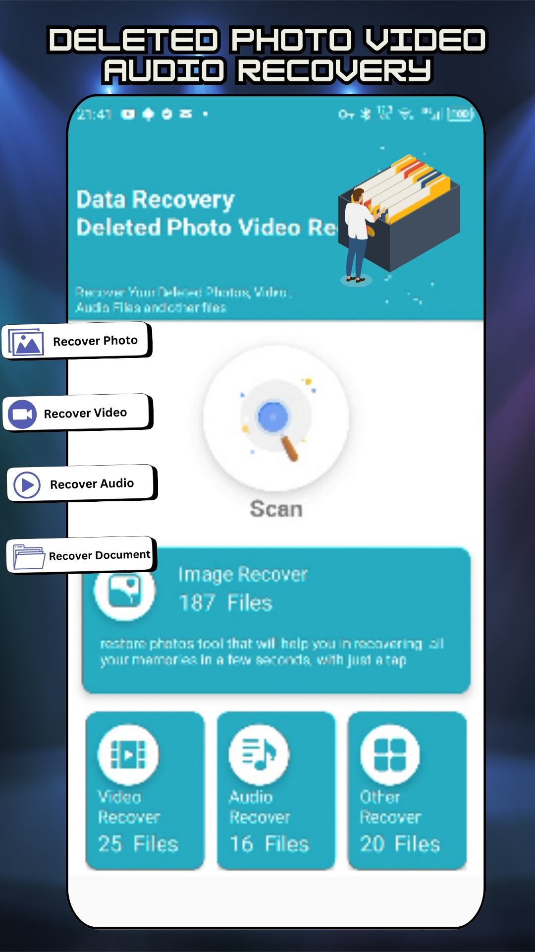 Deleted Files Recovery - Restore Photos Videos Audios And Documents ...