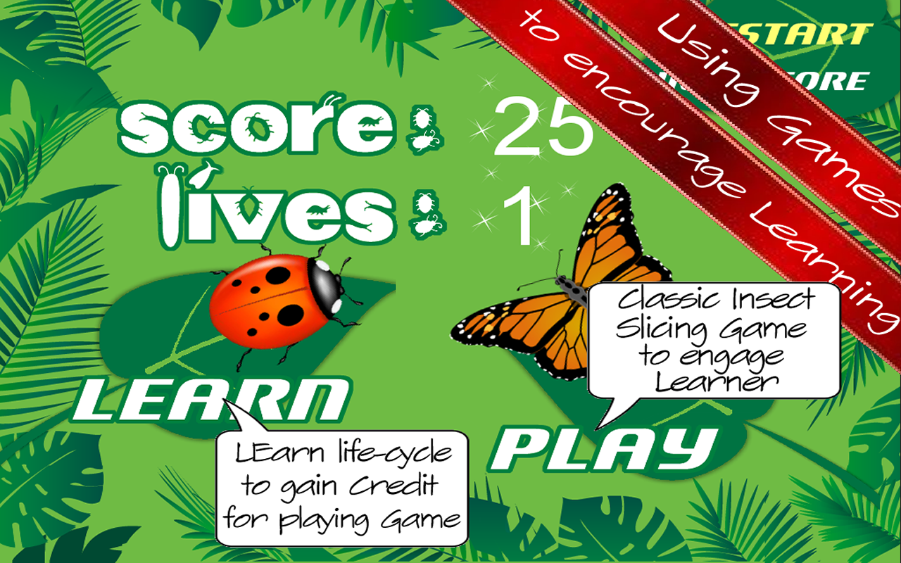 Insect Slice N Learn Free - App on Amazon Appstore