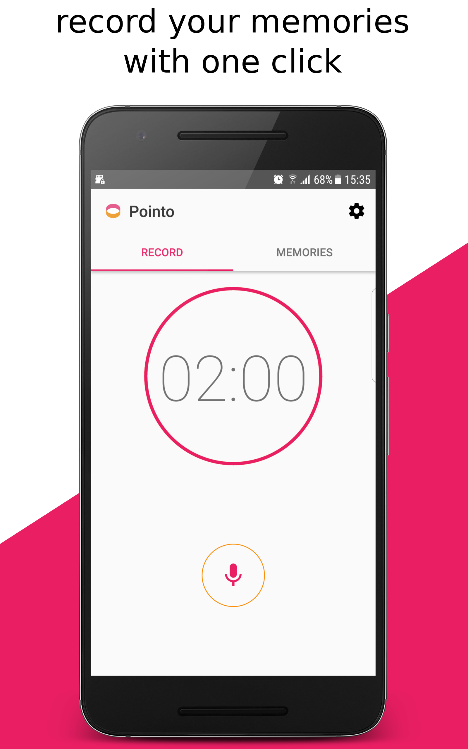 Pointo - Minimalist Voice Diary & Sound Notes - App on Amazon Appstore