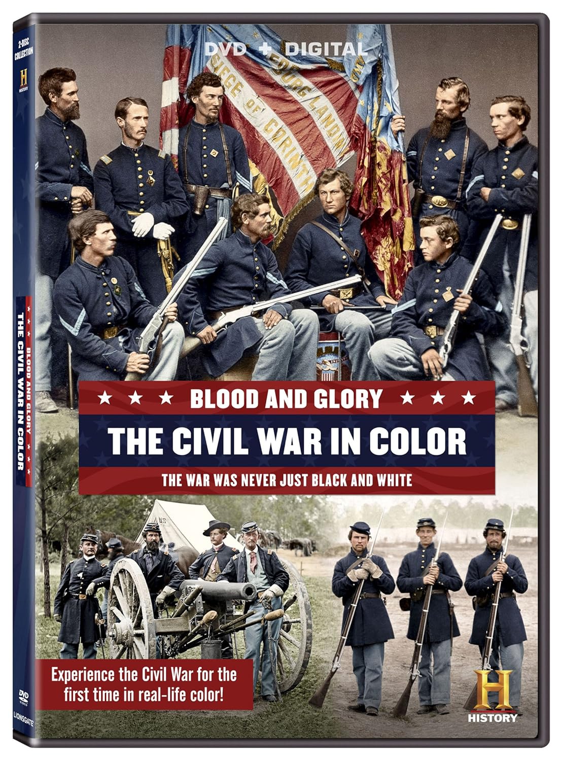 Amazon.com: Blood And Glory: The Civil War In Color [DVD + Digital ...