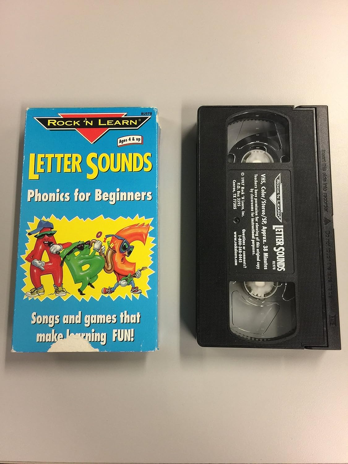 Amazon.com: Rock 'N Learn Letter Sounds: Phonics for Beginners (Ages 4 ...