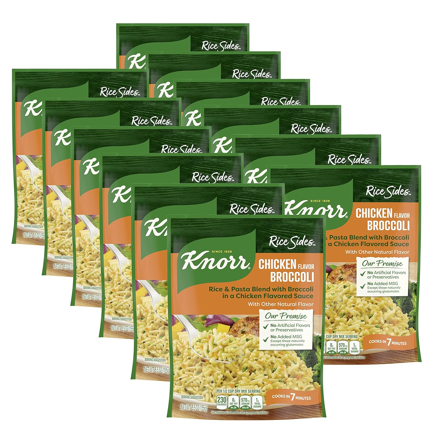Amazon.com : Knorr Rice Sides For a Tasty Rice Side Dish Chicken ...