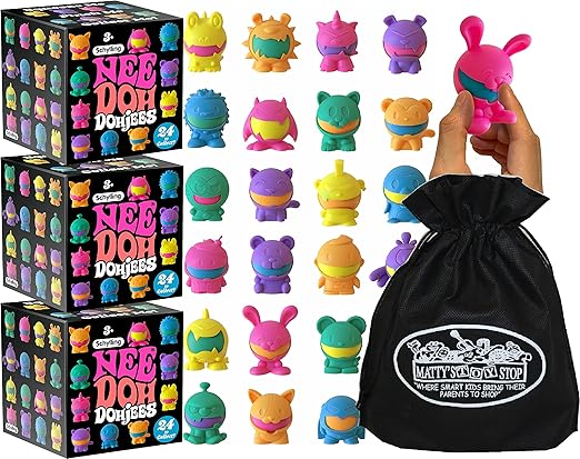 Schylling NeeDoh Dohjees...Groovy Glob Crew! Squishy, Squeezy, Stretchy ...