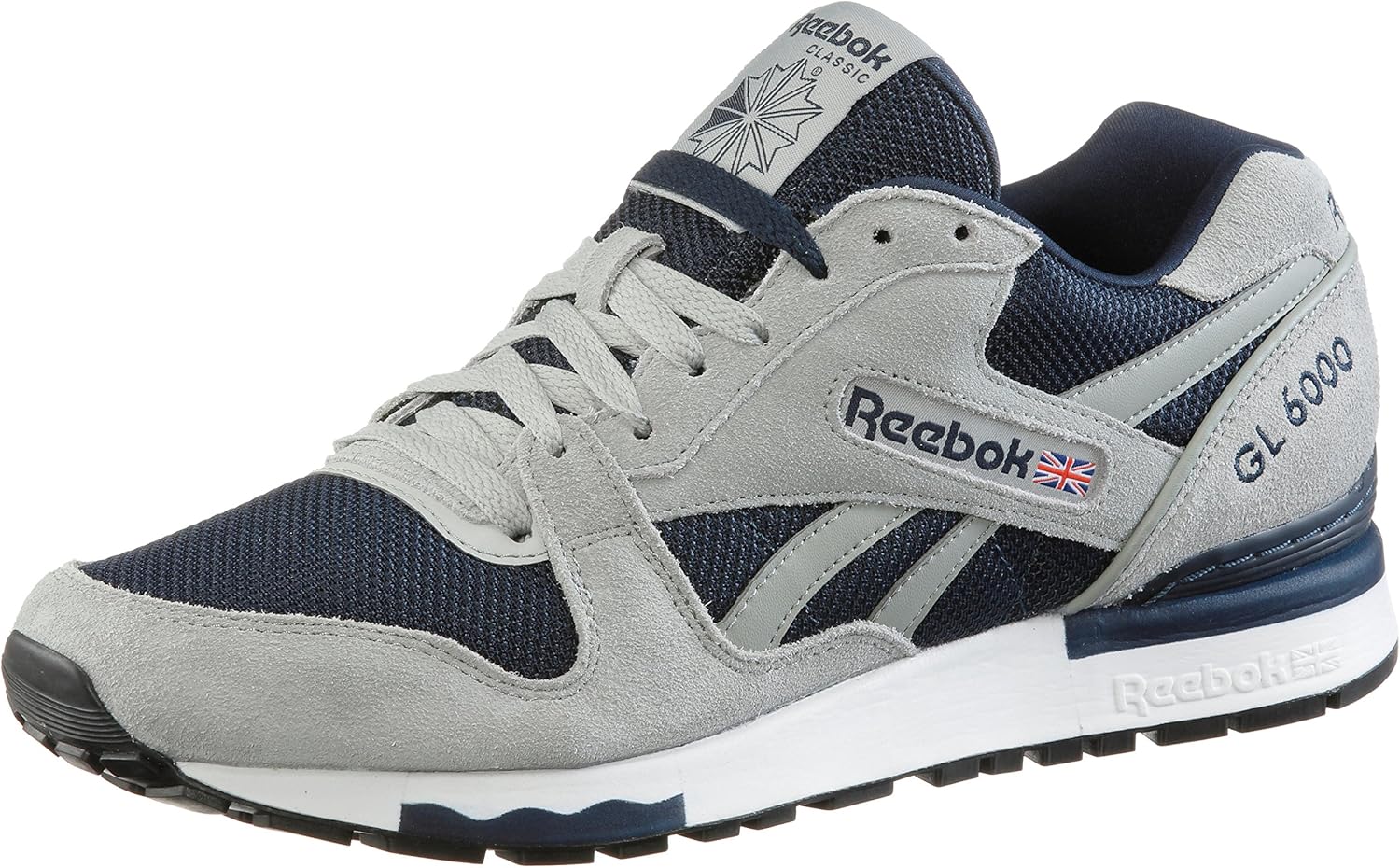 Amazon.co.jp: リーボック(Reebok) GL6000 アスレチック（フラットグレー/カレッジ/ブラック/ホワイト ...