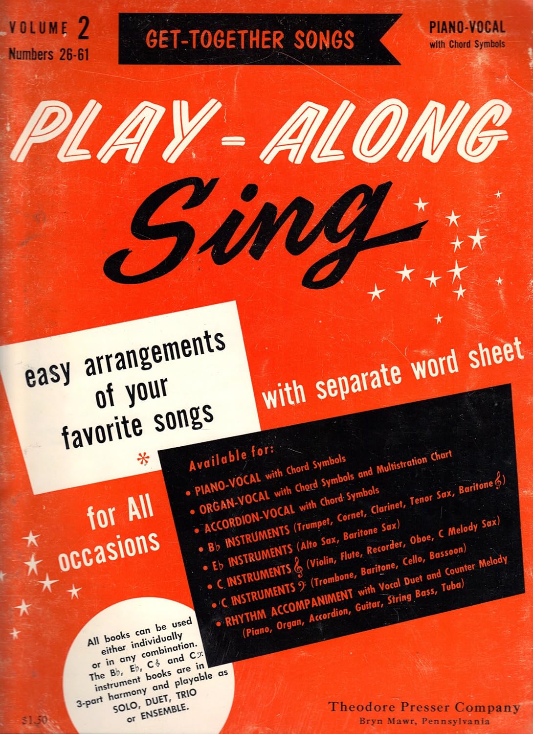 Play-along Sing: Easy Arrangements of Your Favorite Songs with Separate ...
