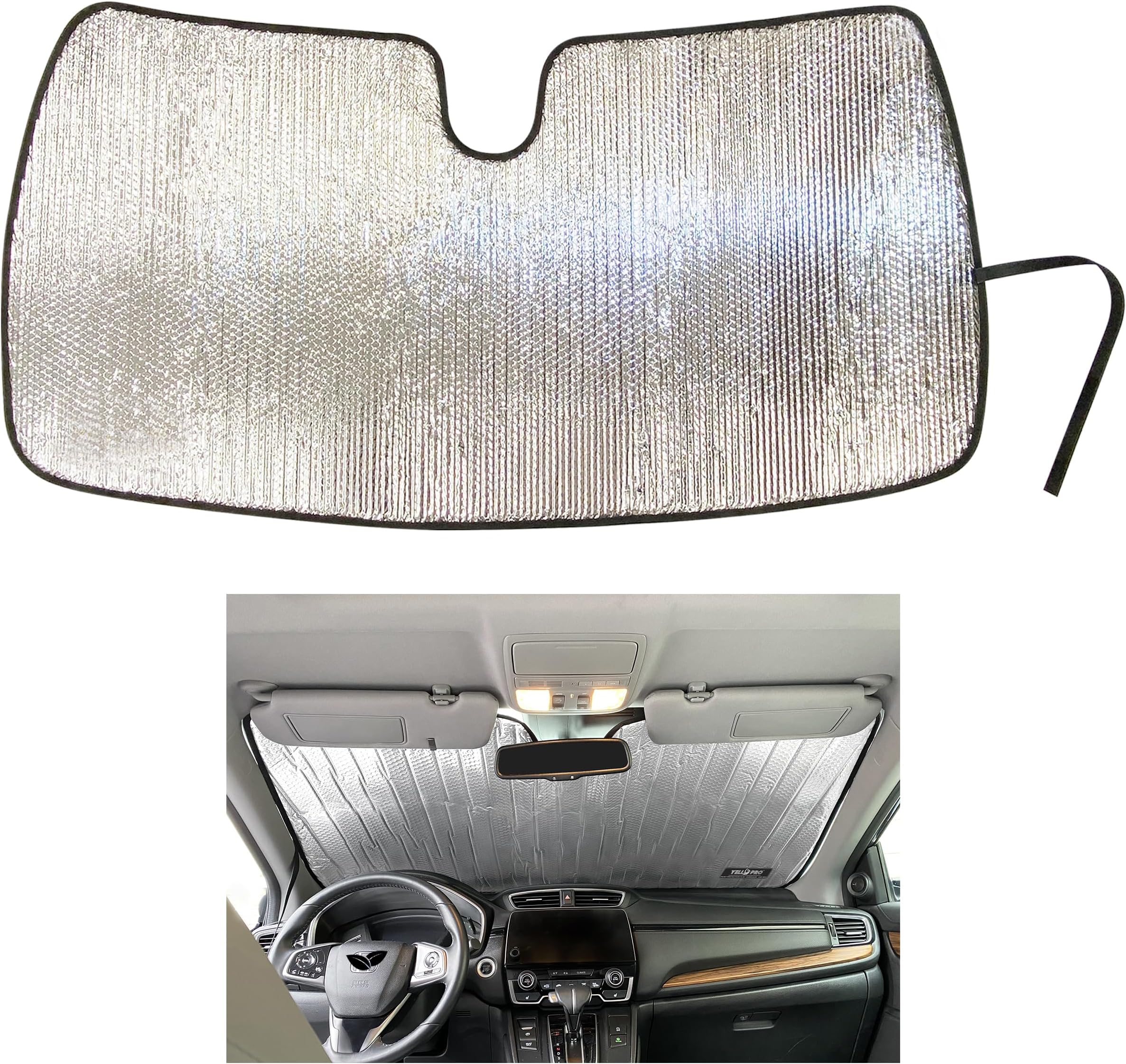 Amazon.com: YelloPro Auto Custom Fit Reflective Front Windshield ...