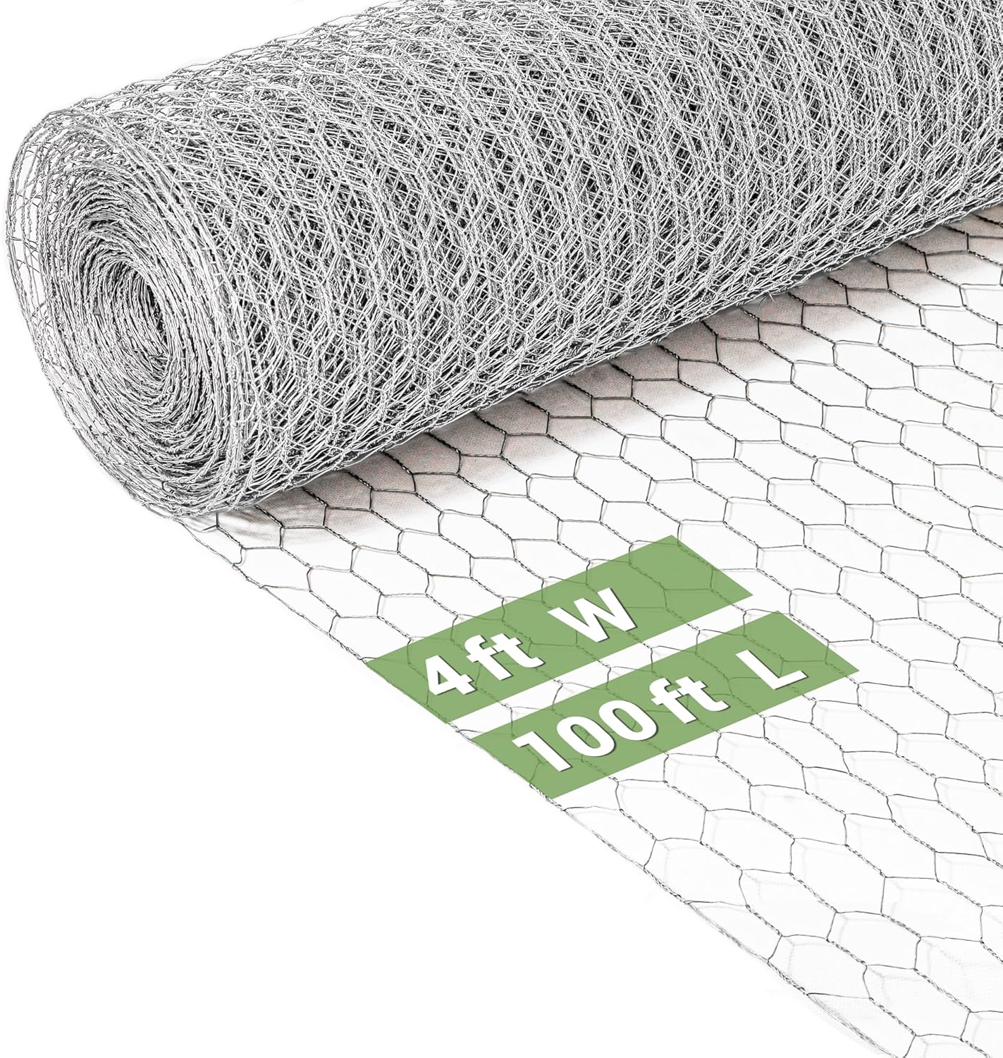 Amazon.com : HEASON Chicken Wire Fencing Mesh, Galvanized Hexagonal ...