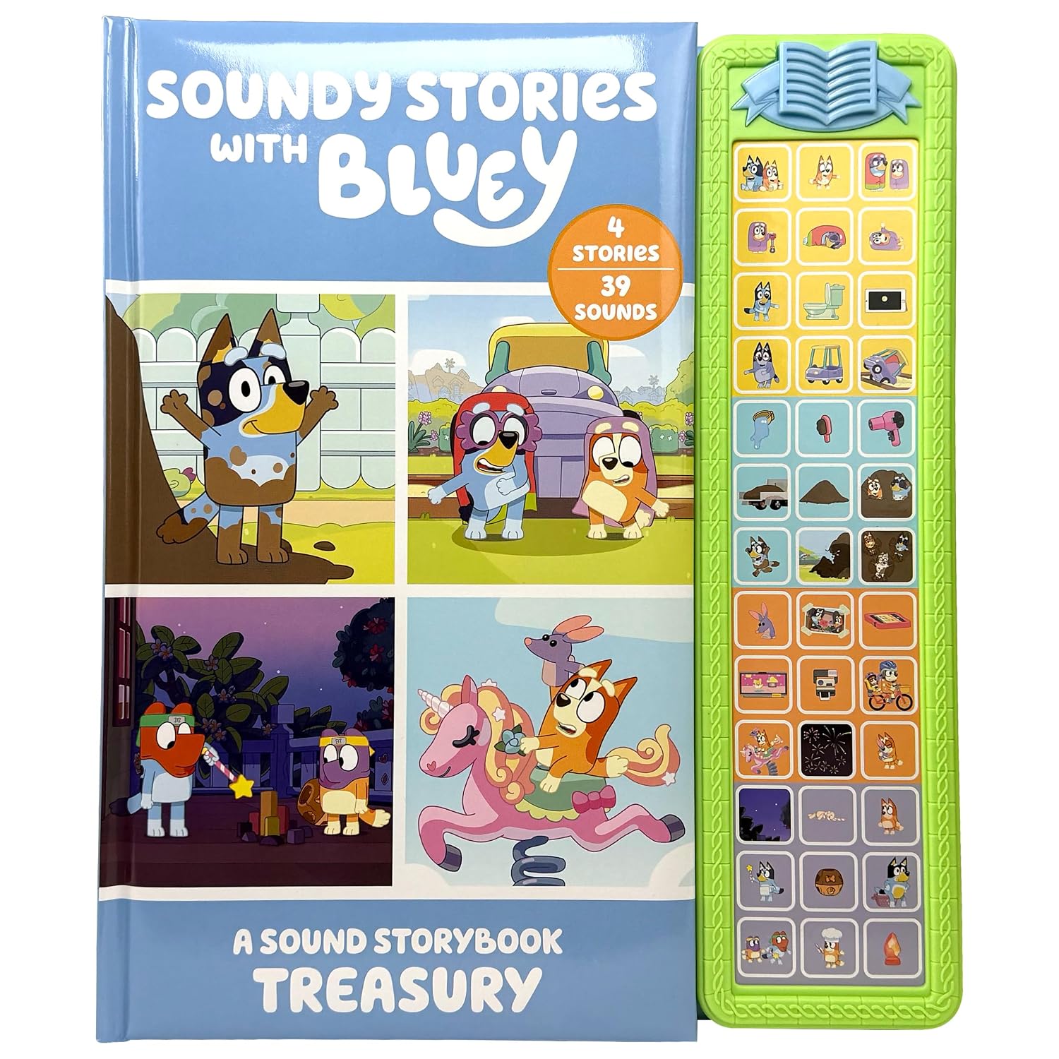 Bluey - Soundy Stories with Bluey a 39-Button Sound Storybook Treasury ...