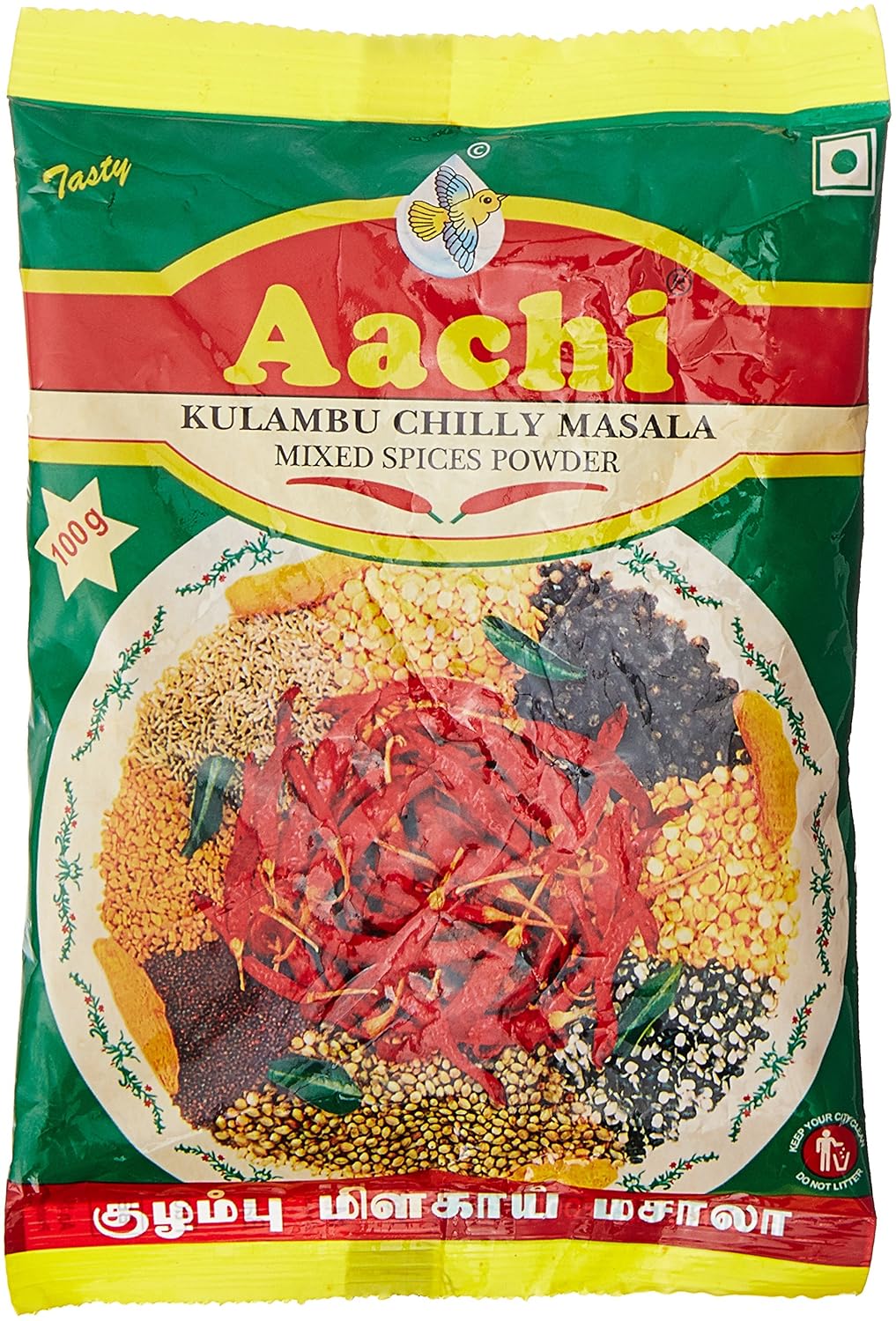 Aachi Kuzhambu Chilli Powder, 100g : Amazon.in: Grocery & Gourmet Foods