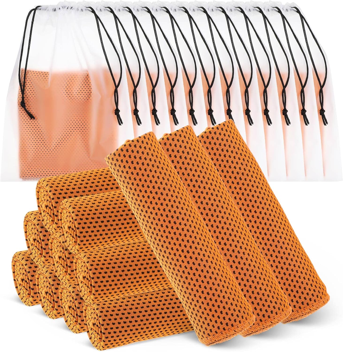 Amazon.com: Hosuly 12 Pcs Cooling Towels for Face and Neck 12 x 40 Inch ...