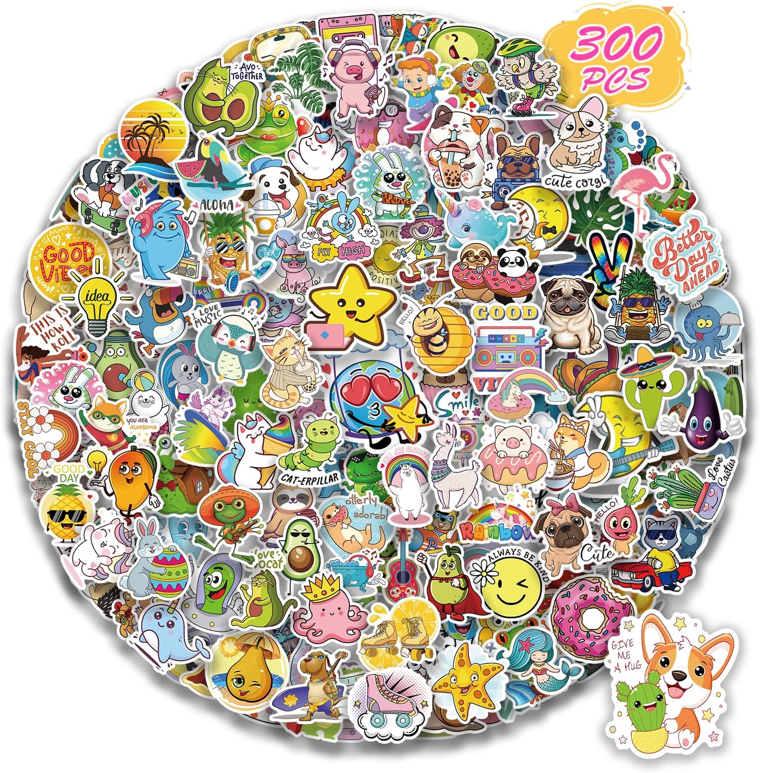 Amazon.com: Goblin Gnome Stickers (500 PCS), 1 Inch 8 Assorted Cartoon ...