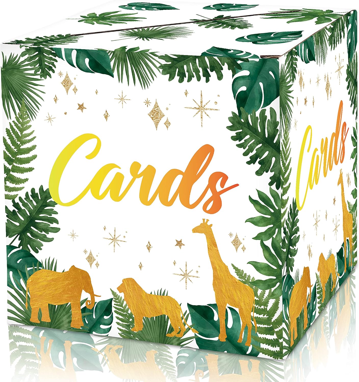 Amazon.com: HEZNZXQ Safari Jungle Card Box - Wild Dinosaur Collapsible ...