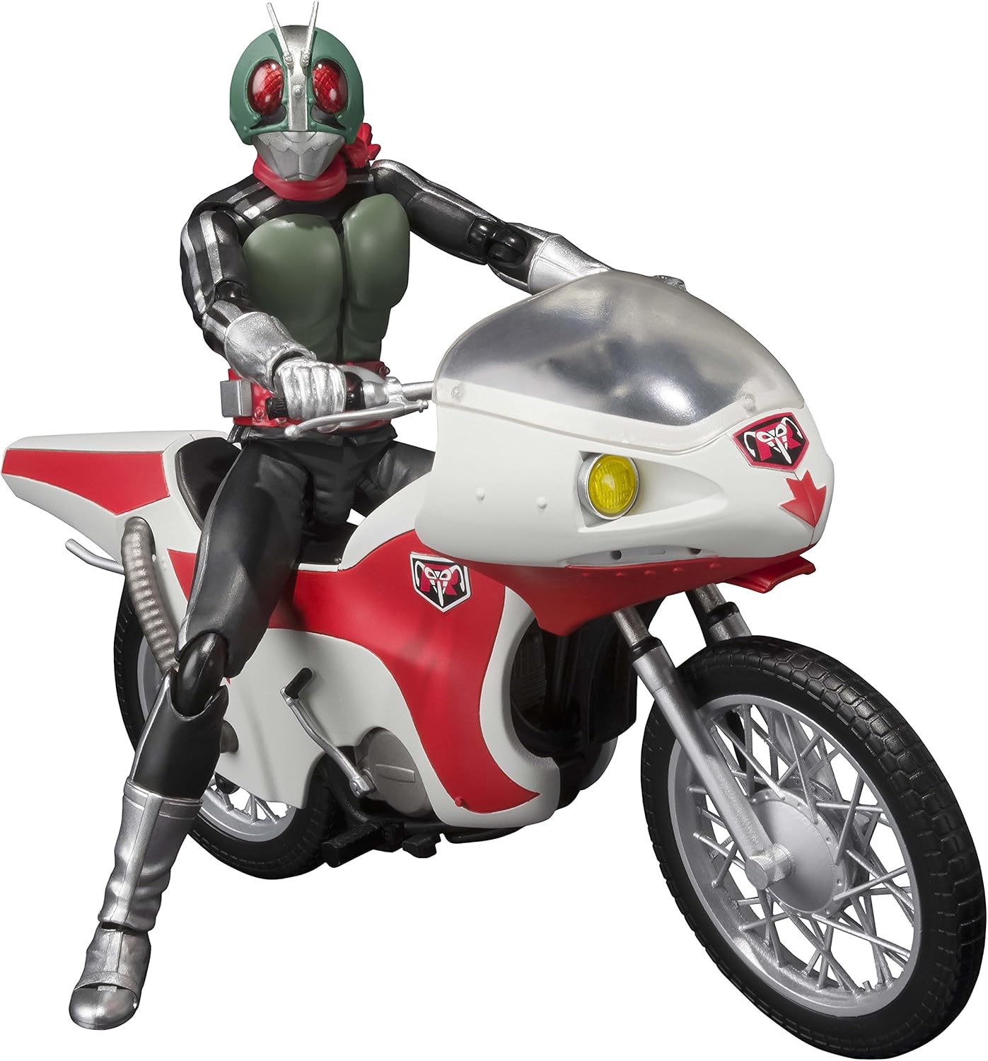 Amazon.com: TAMASHII NATIONS Bandai S.H.Figuarts Masked Rider New 1 and ...