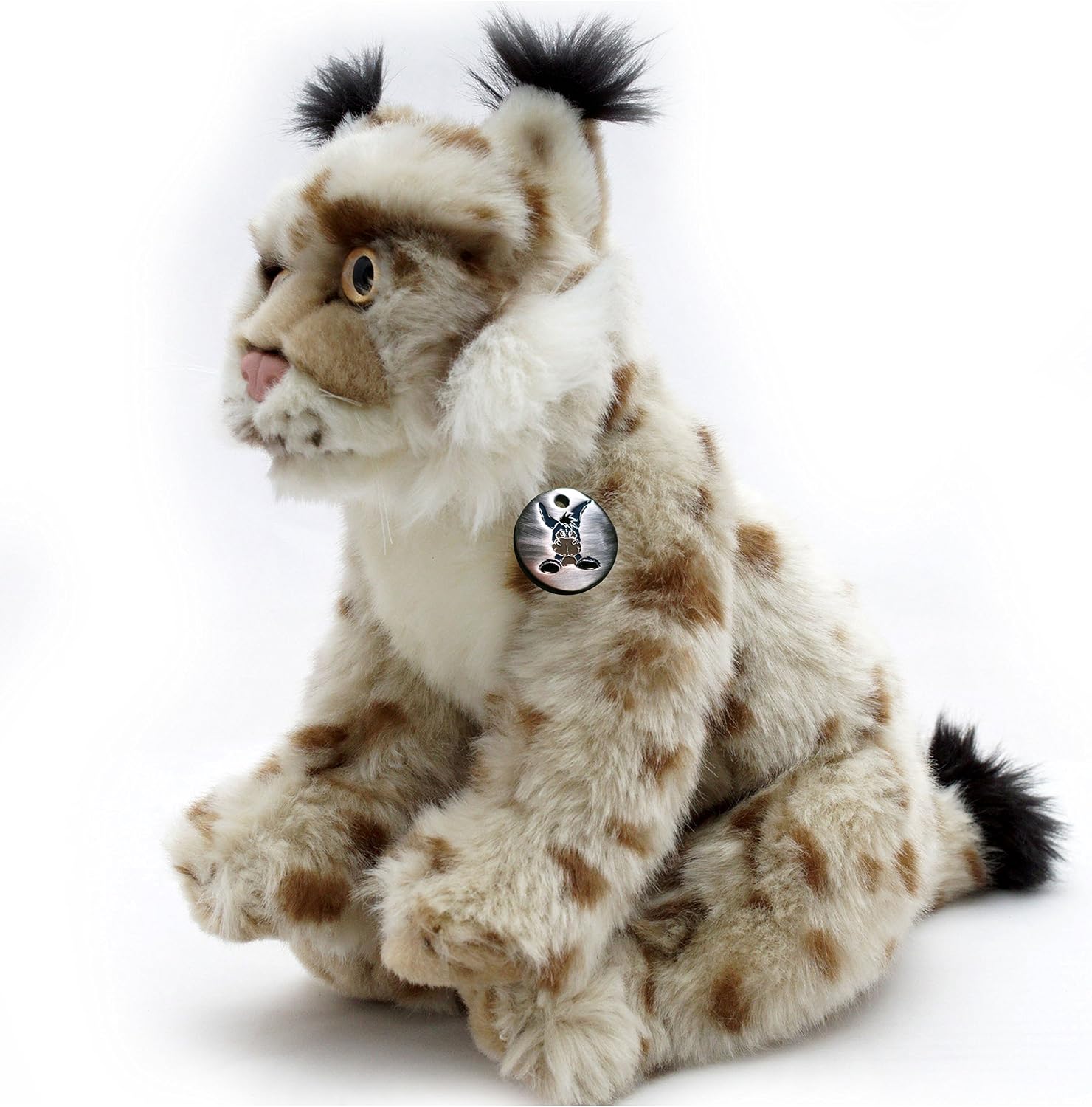 Kuscheltiere Lynx SILAS sitting Wildcat Cuddly toy 23 cm Plush toy ...