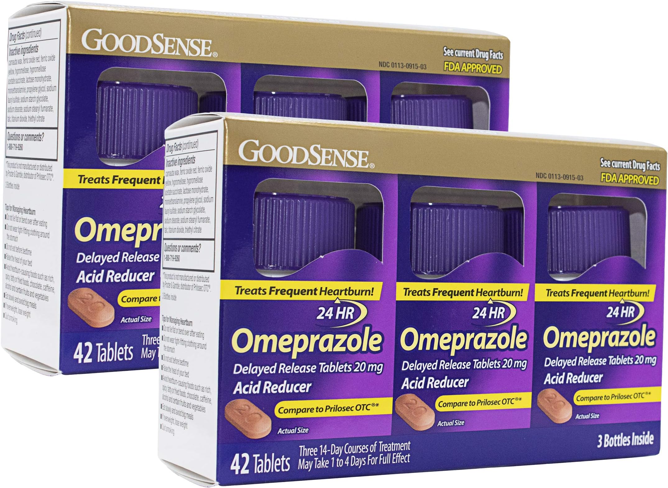 Amazon.com: Kirkland Signature Omeprazole Delayed Release, Acid Reducer ...