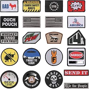 Amazon.com: 14er Tactical Morale Patches | Hook & Loop Backed Tactical, Embroidered Military ...