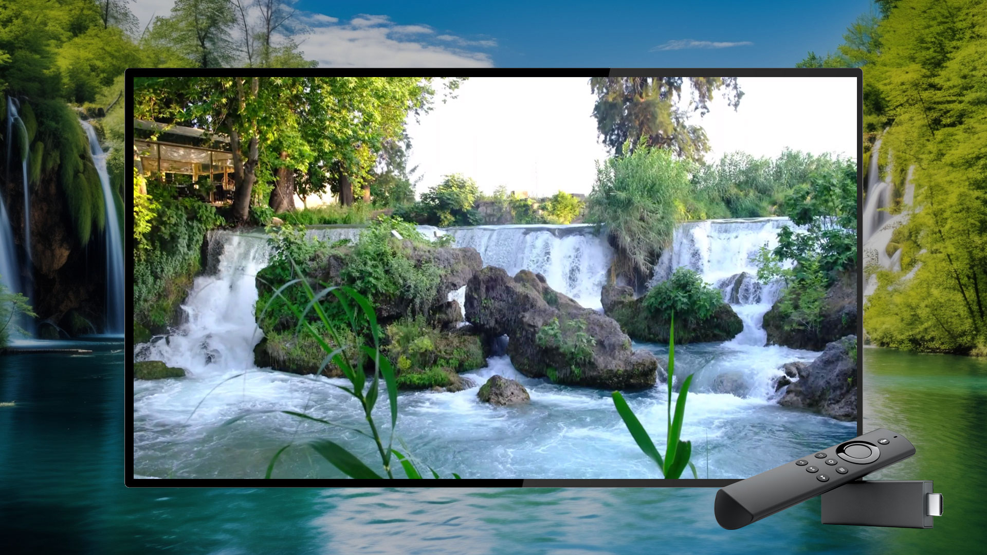 Transformative Waterfall Screensaver - Ideal for Meditation, Relaxation ...