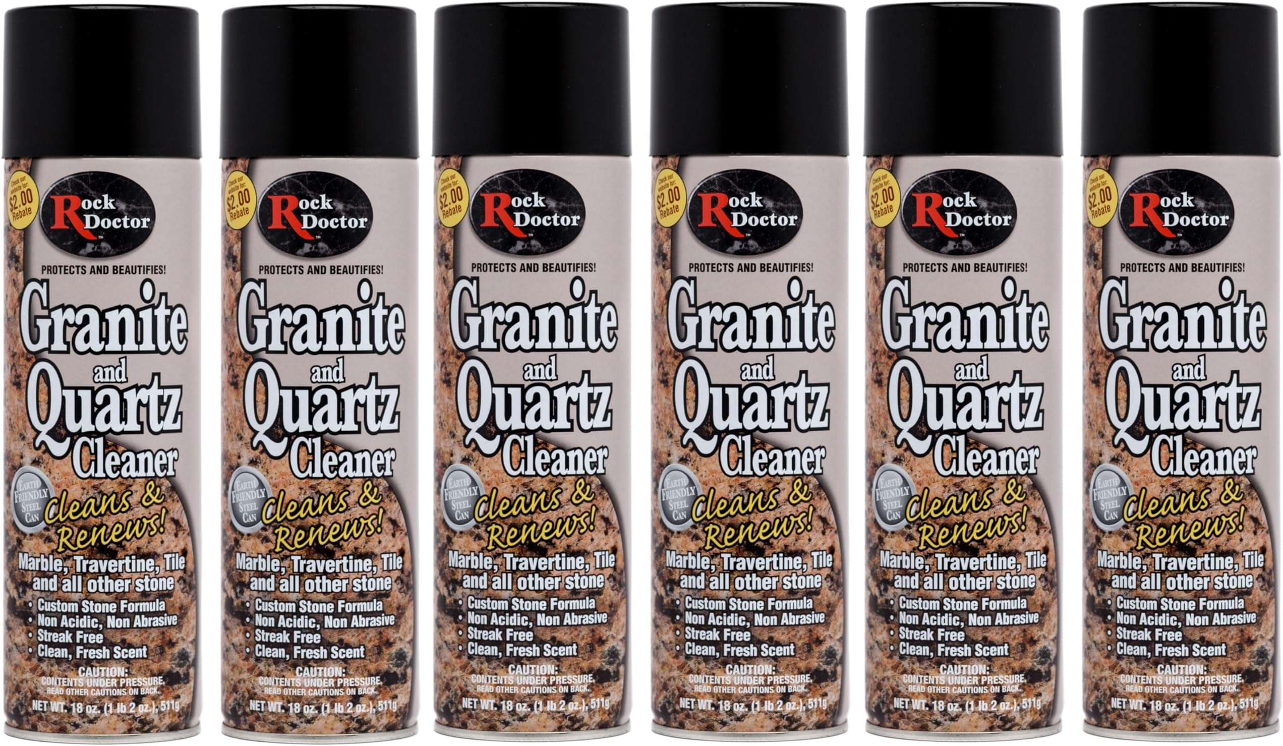 Amazon.com: Rock Doctor Granite & Quartz Cleaner Spray 18 oz. Can ...