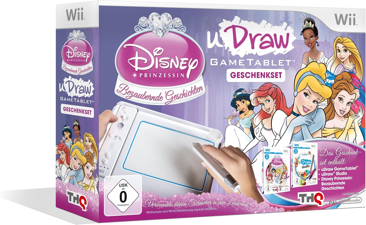 UDraw Tablet Wii + Disney Prinzessin [Import germany] : Amazon.co.uk ...
