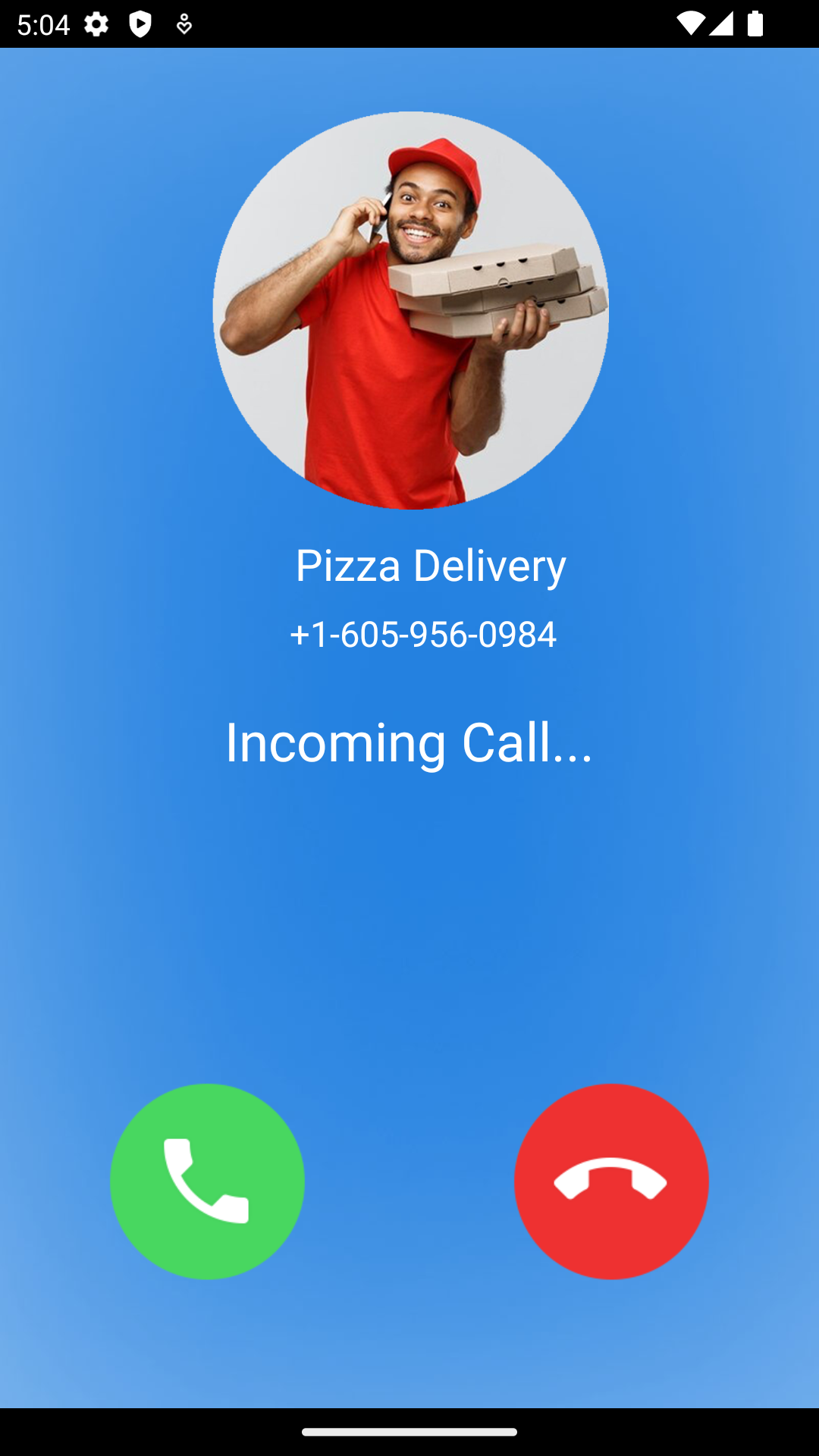 Pizza Delivery Calling - Fake Voice Phone & Video Voice Live Call ...
