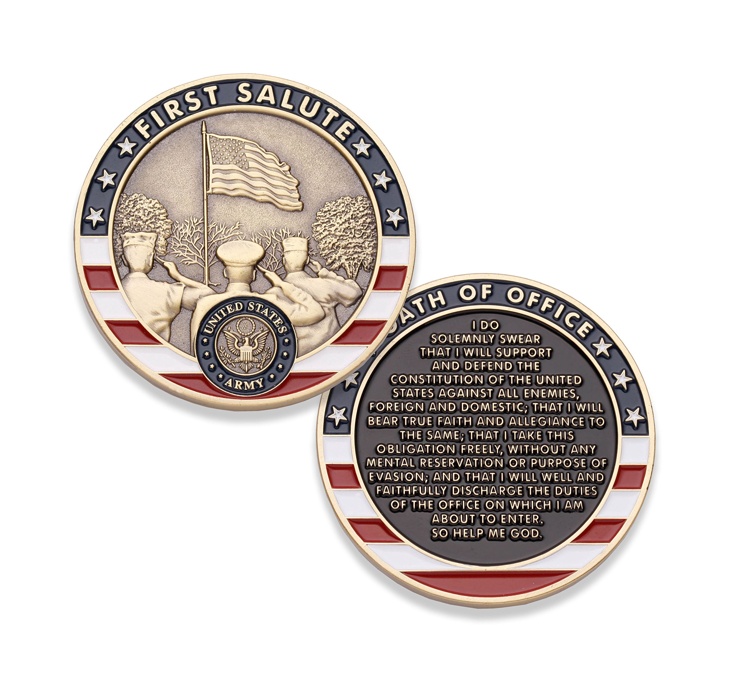 Amazon.com: Army First Salute Challenge Coin - U nited States : Toys ...