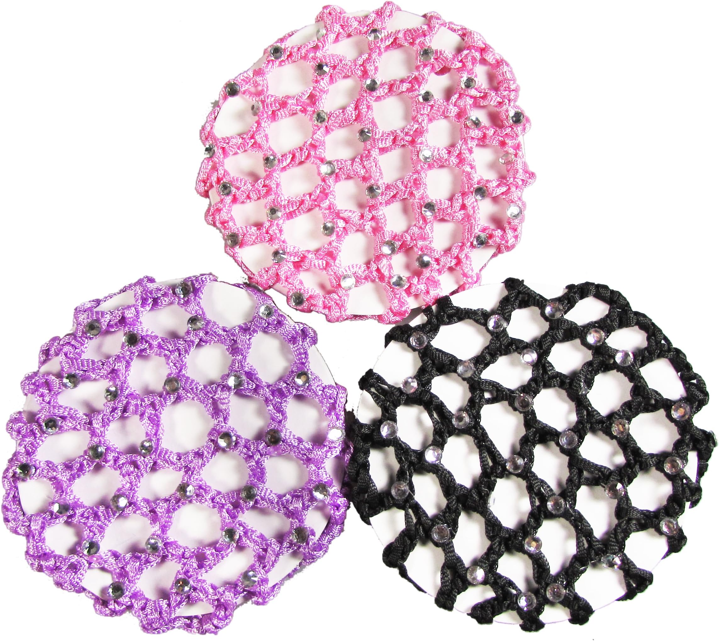 Amazon.com : 7 PACK Colored Hair Nets for Ballet Bun Cover, Invisible ...