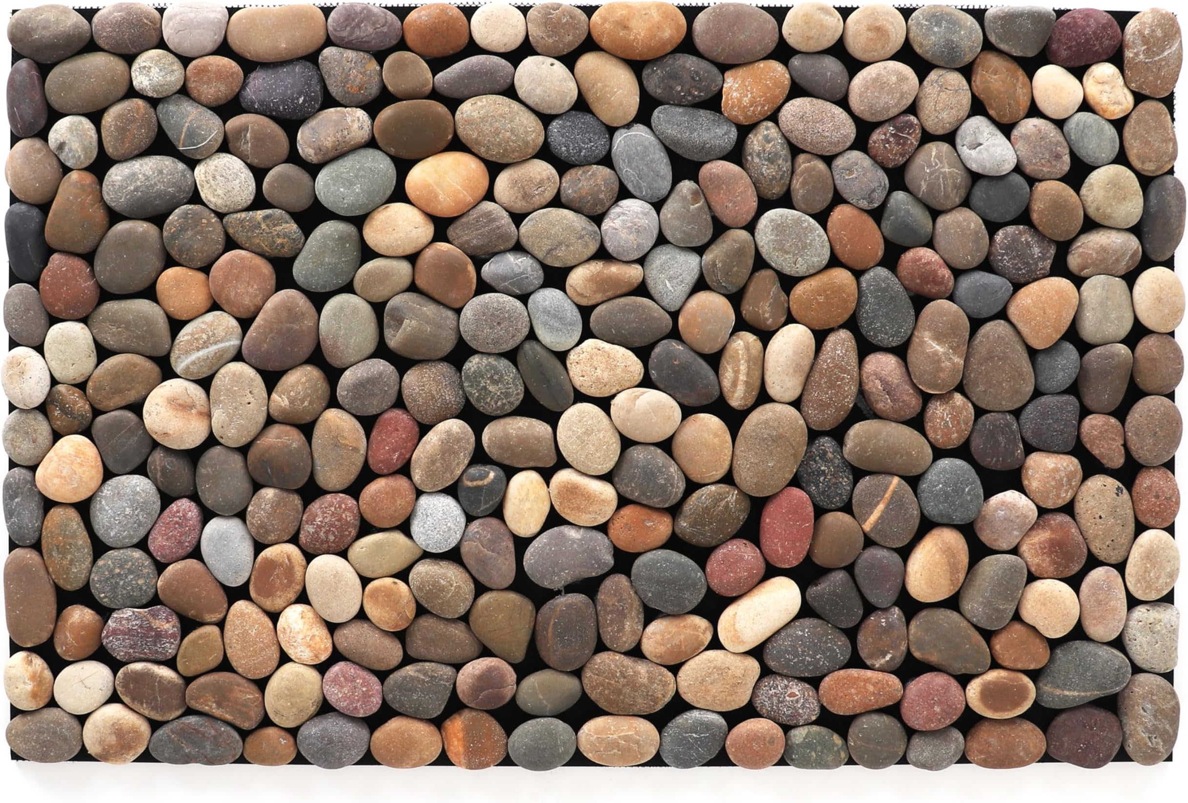 Amazon.com : Apache Mills Masterpiece Flagstone Grey Stone Door Mat, 18 ...