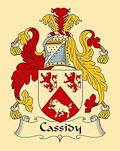 Amazon.com: Carpe Diem Designs Cassidy Coat of Arms/Cassidy Family ...