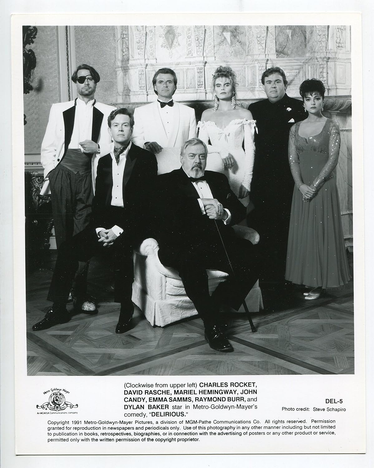 MOVIE PHOTO: Delirious-John Candy-Emma Samms-Mariel Hemingway-Dylan ...