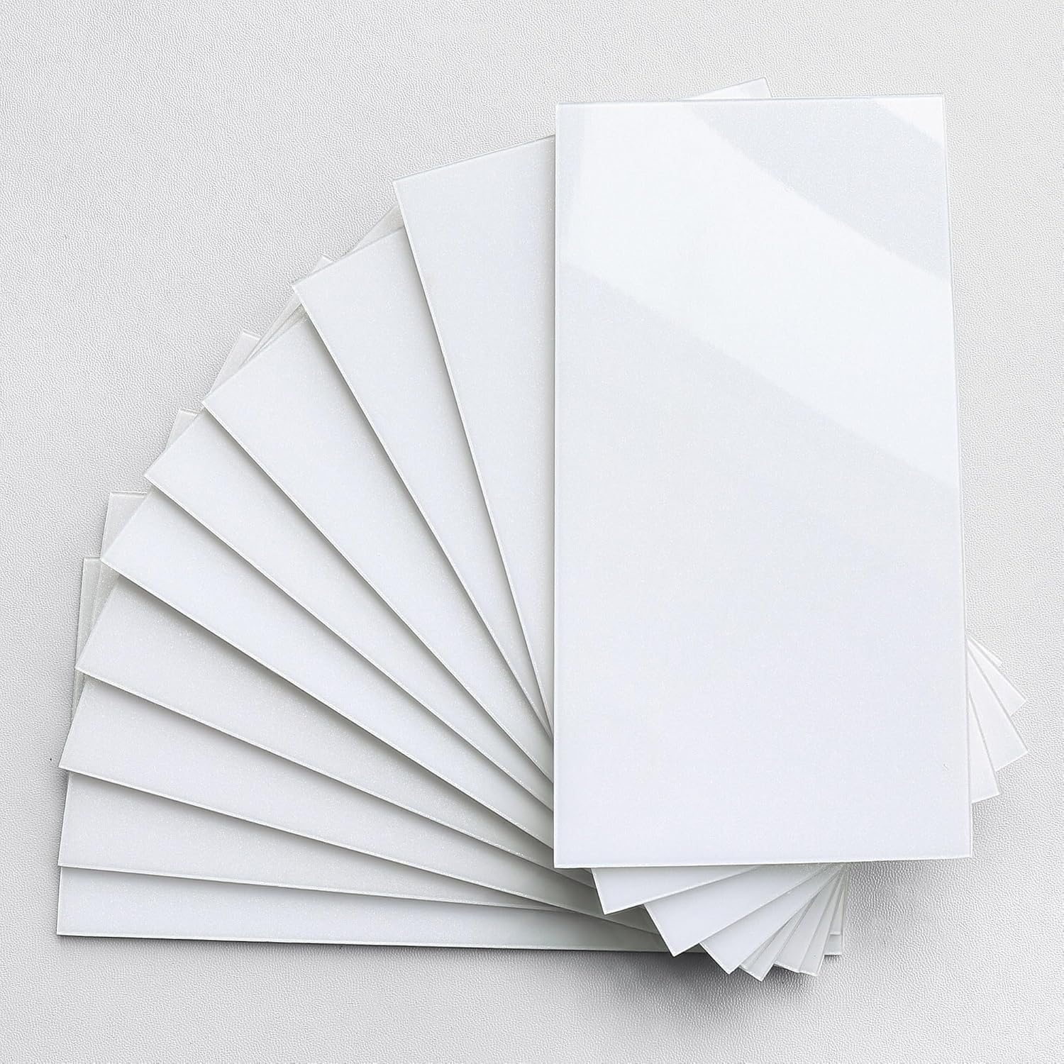 M MOFIT Subway Tile Peel and Stick Backsplash for Kitchen Polished ...