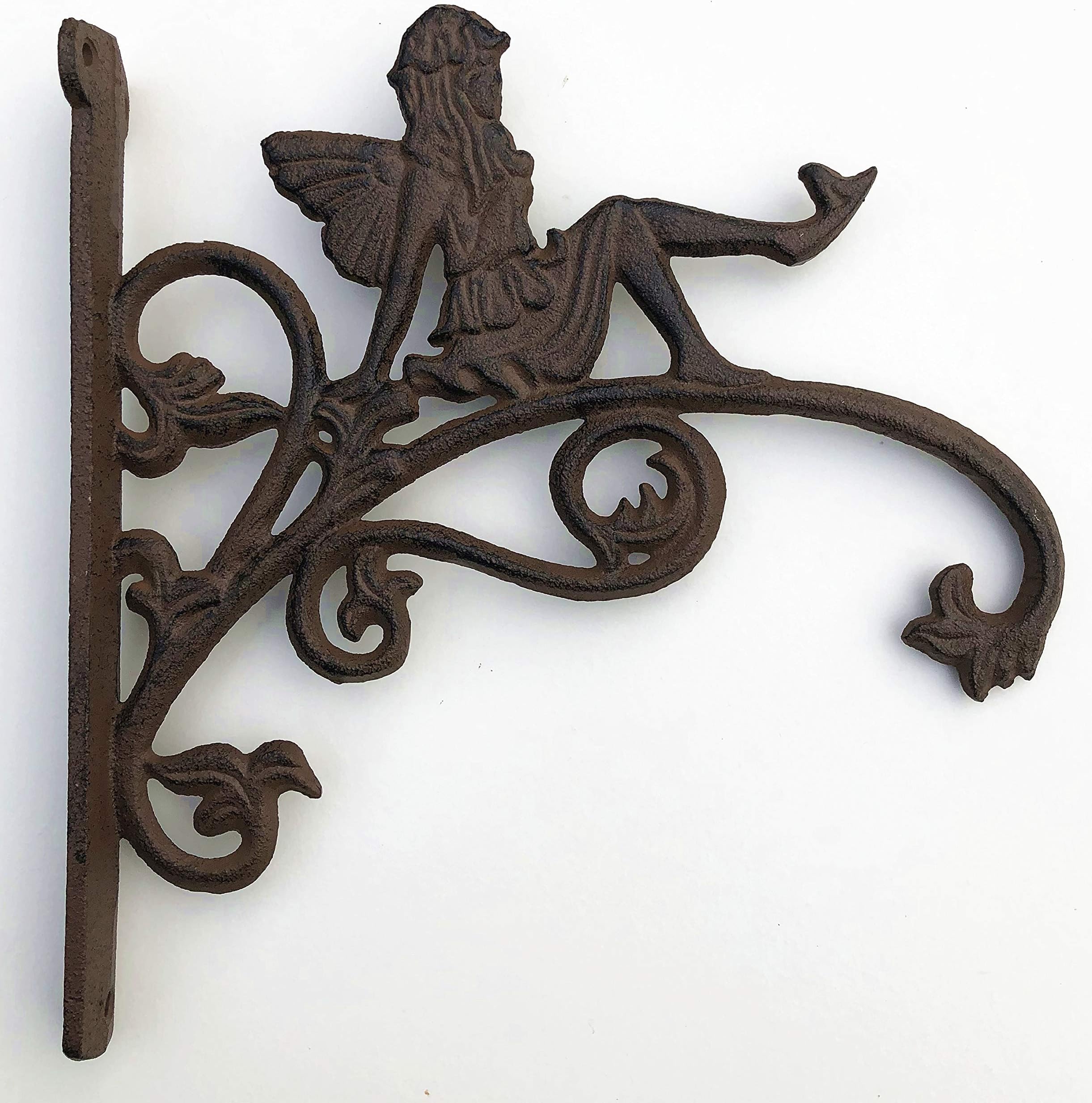 SPRING LIFE Cast Iron Ornate Two Birds On The Tree Hanging Flower ...