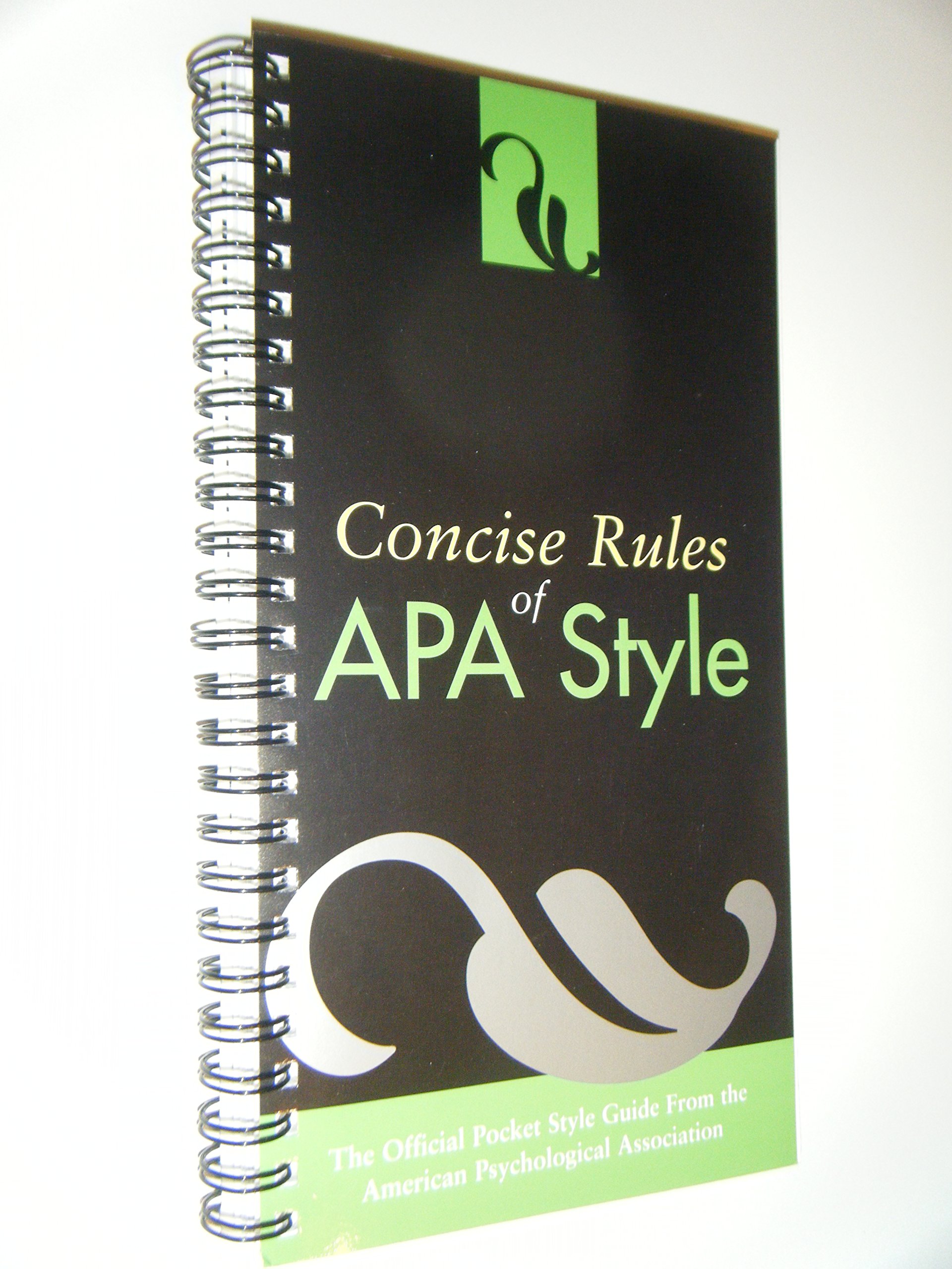 Concise Rules Of APA Style (APA, Concise Rules of APA Style): American ...