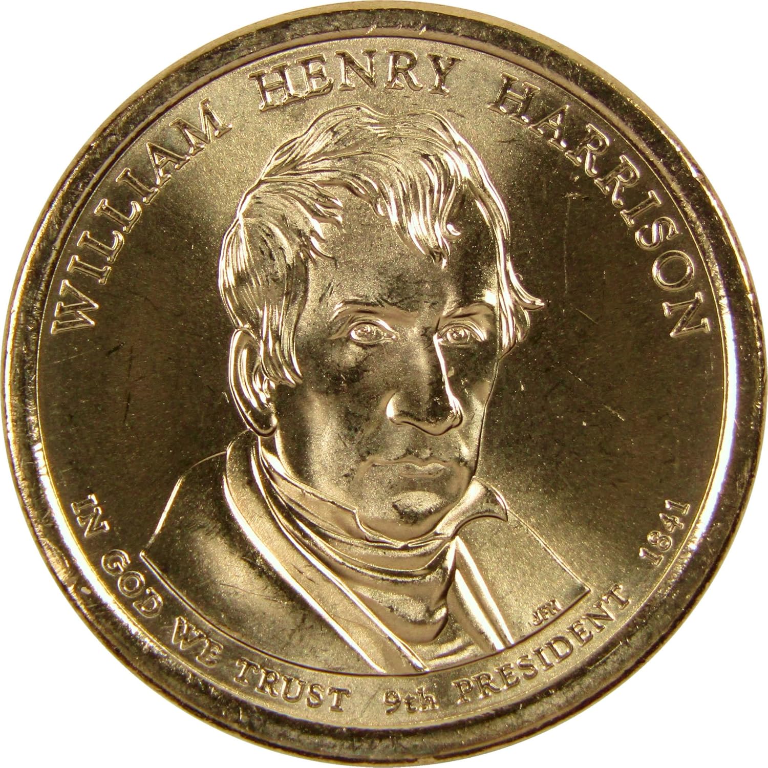 2009 D William Henry Harrison Presidential Dollar BU Uncirculated Coin ...