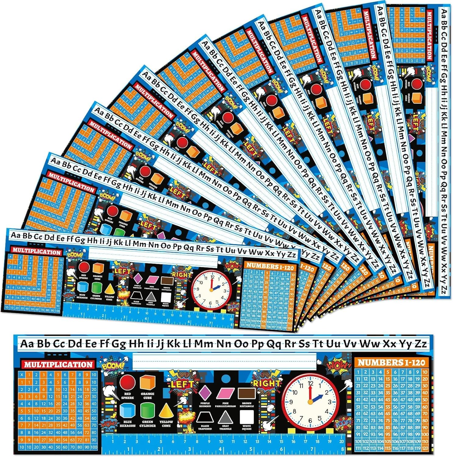 Amazon.com: Chunnin 40Pcs Super Themed Hero Name Tags Desktop Reference ...