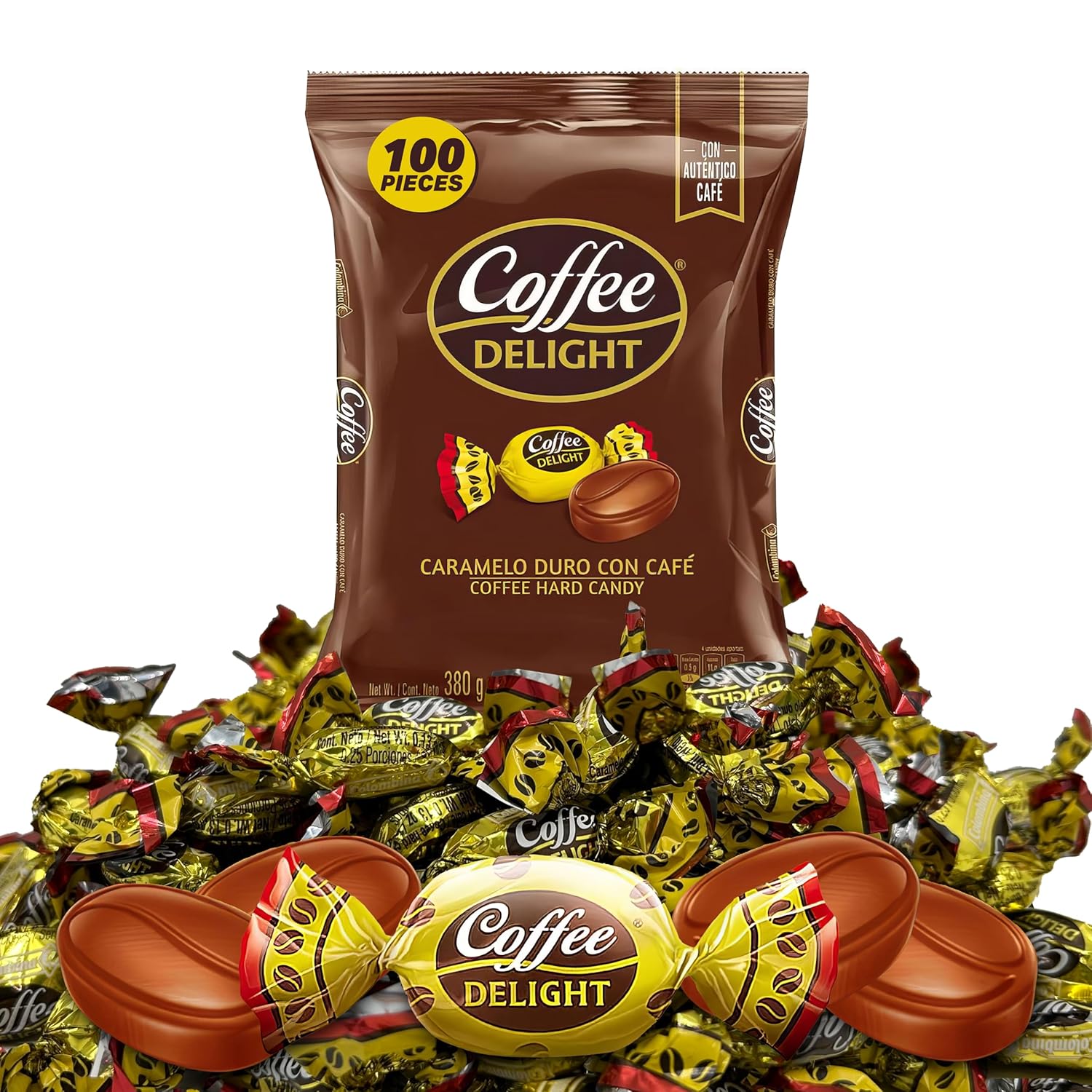 Amazon.com : Coffee Delight Hard Candy - 1 pack Approx 100 pieces ...