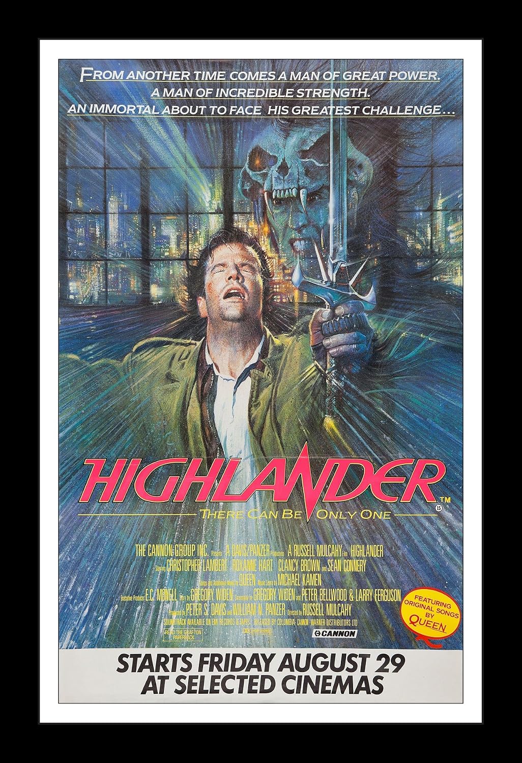 Amazon.com: Wallspace Highlander - 11x17 Framed Movie Poster: Posters ...