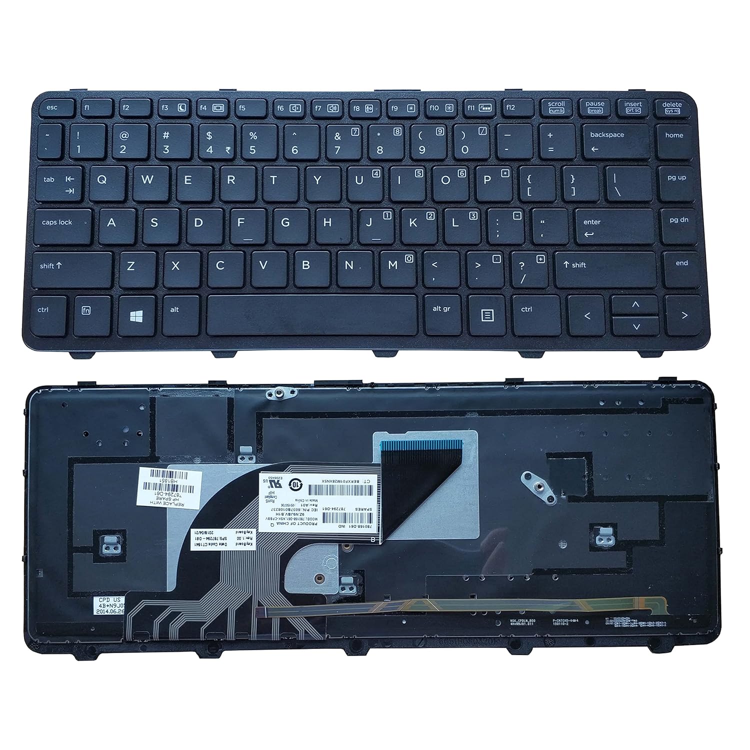 keyboard go go go Layout Notebook Keyboard for HP ProBook 440 G1 430 G2 ...