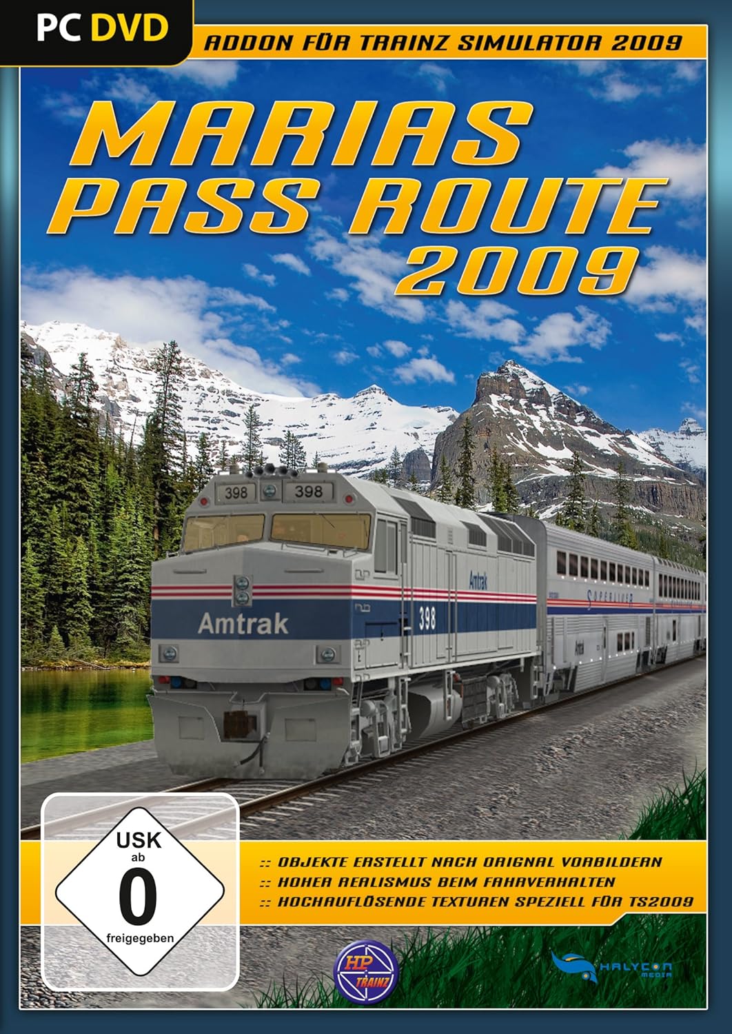Trainz 2009 - Marias Pass Route 2009 [German Version] : Amazon.co.uk ...