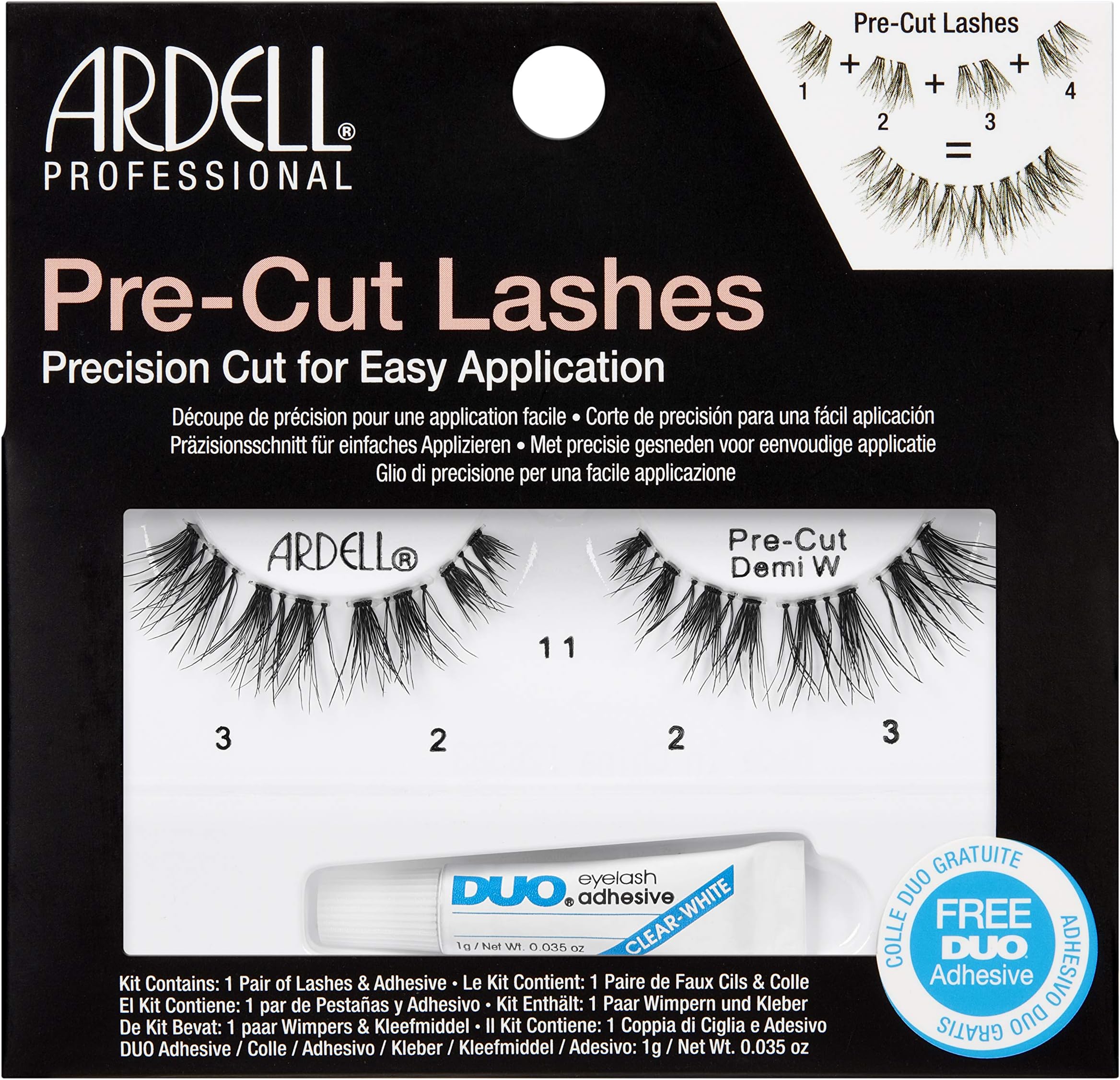 Amazon.com: Ardell Winks Half & Half Pre-Cut Lashes Crush : Beauty & Personal Care