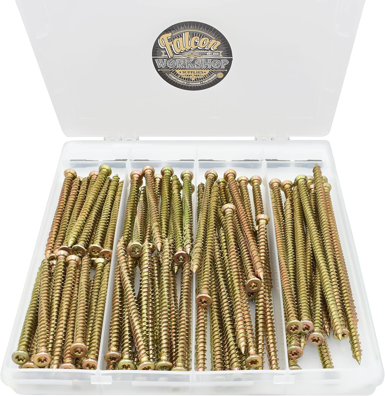 98 Assorted Concrete Door Window Frame Fixing Screws 80mm 100mm 120mm ...