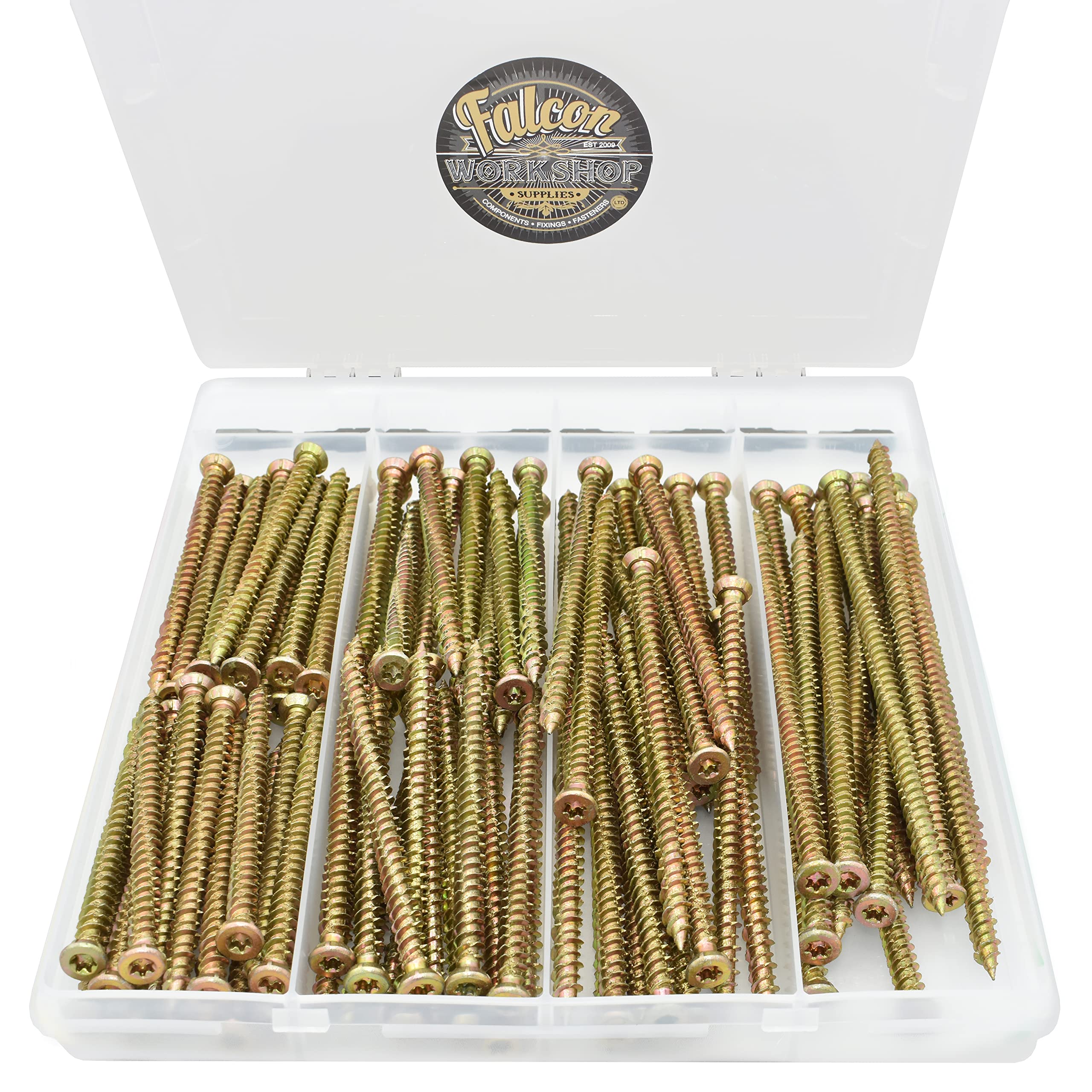 98 Assorted Concrete Door Window Frame Fixing Screws 80mm 100mm 120mm ...