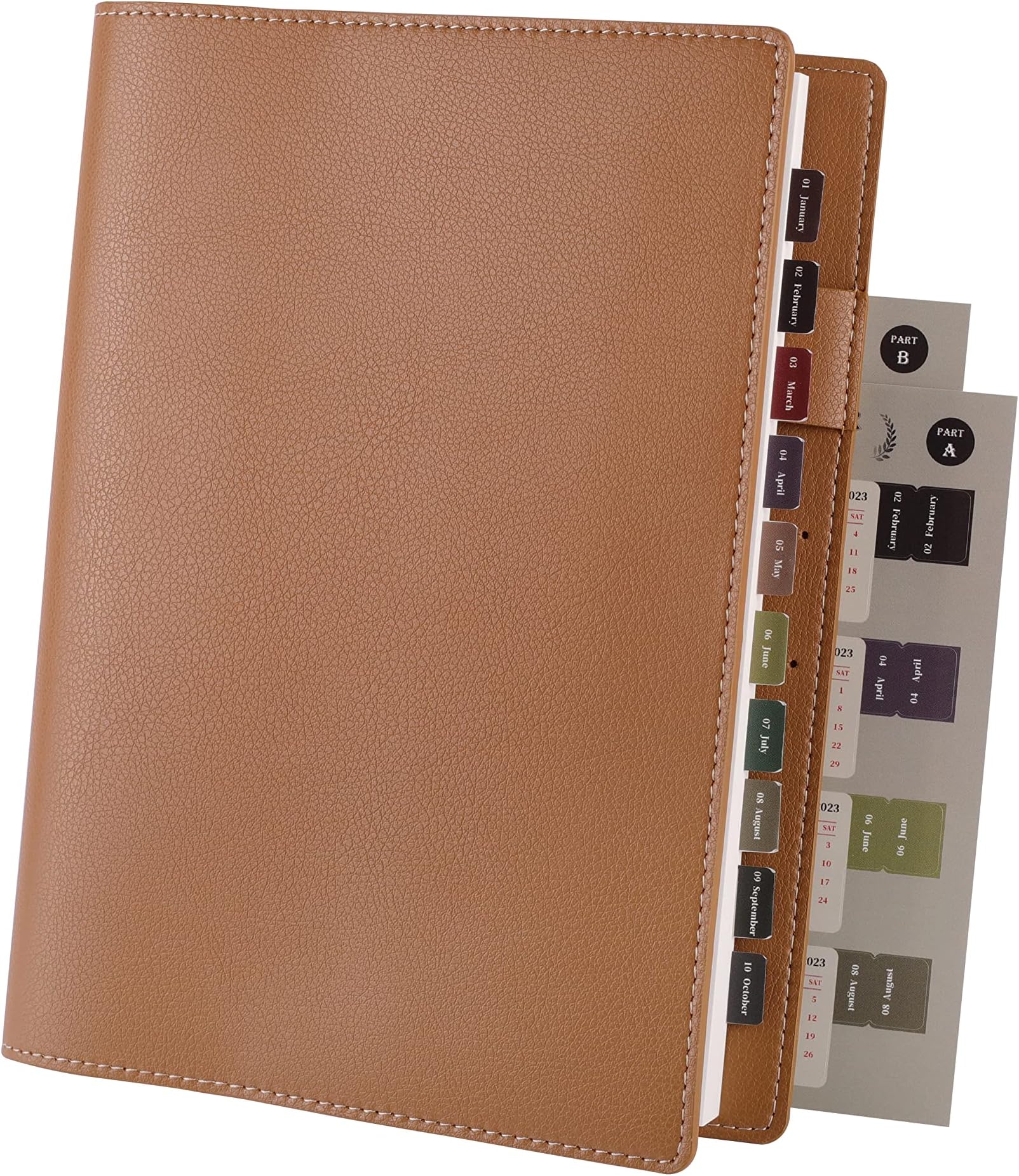 Amazon.com : Erin Condren Basil A5 Ring Agenda Cover, A5 Standard ...