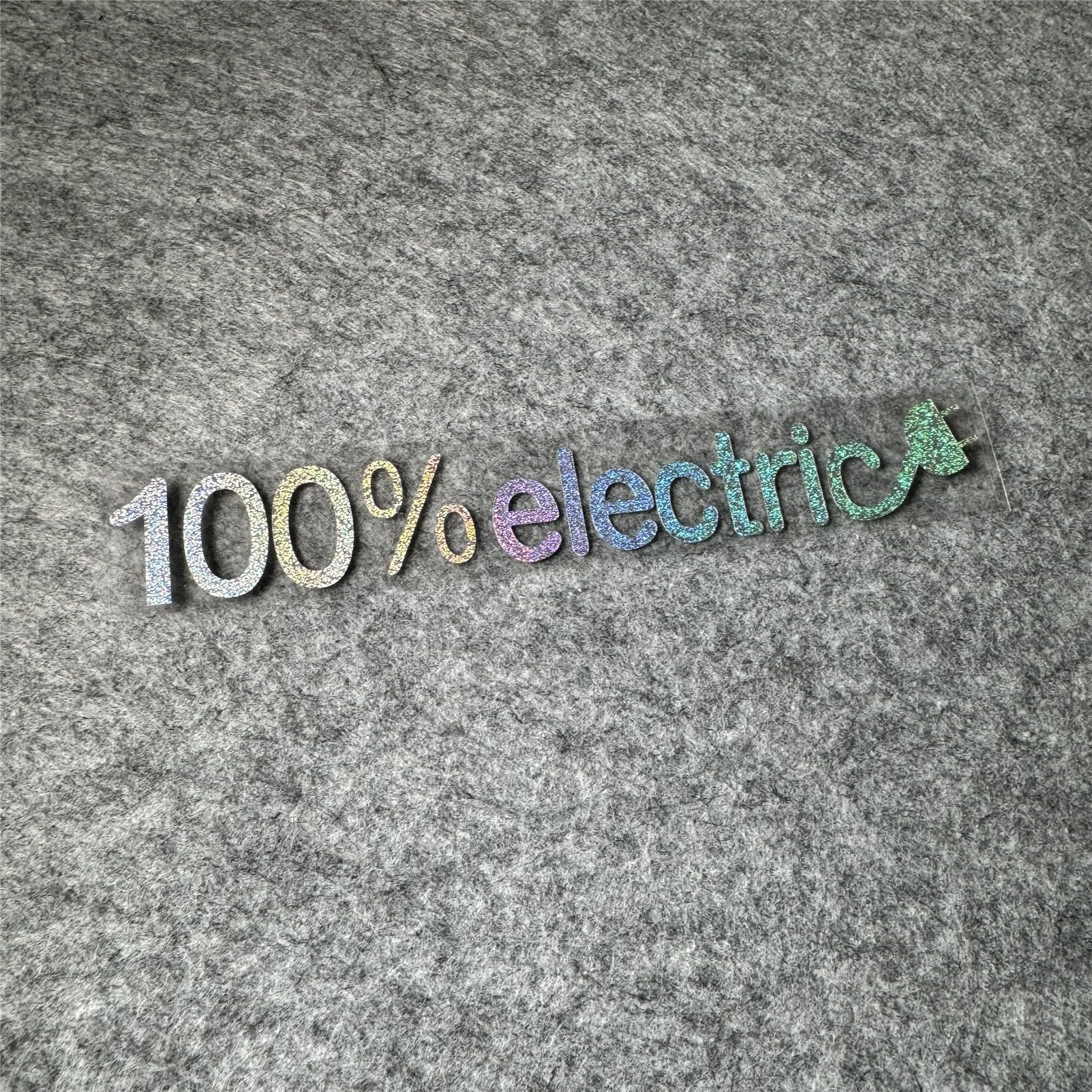 Amazon.com - Car Stickers Vinyl 100% Electric Energy Saving Vehicles ...