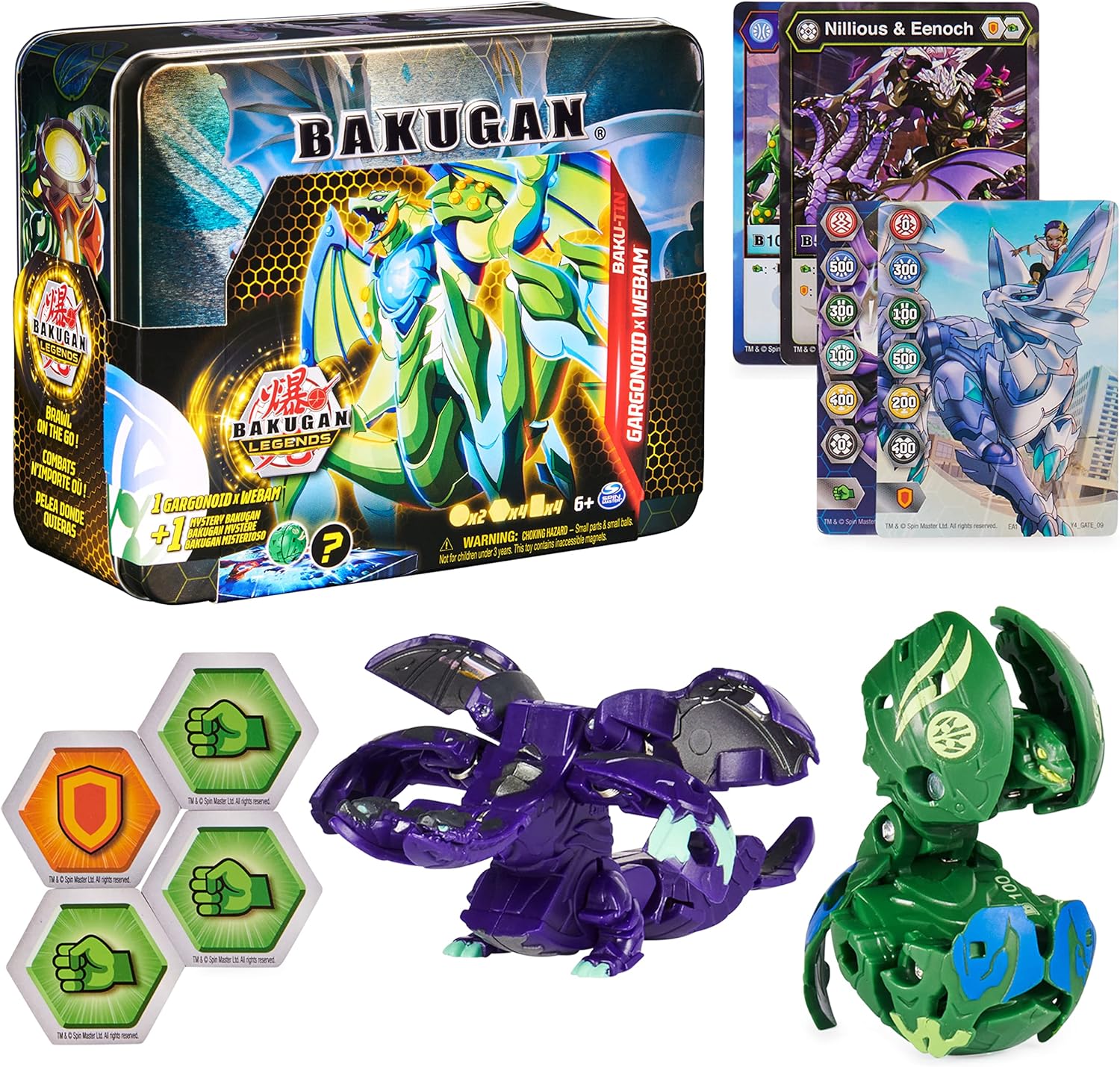 Bakugan Legends, Baku-tin, Gargonoid X Webam (Exclusive Bakugan ...
